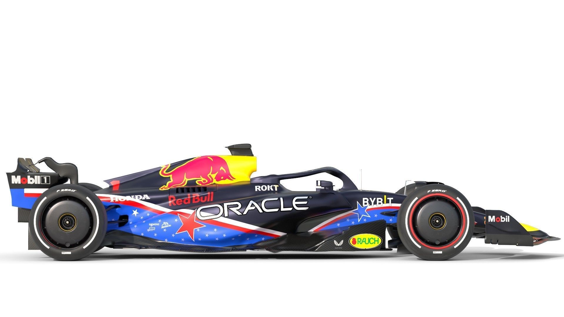 3D model F1 Red Bull RB19 Austin Livery VR / AR / low-poly | CGTrader