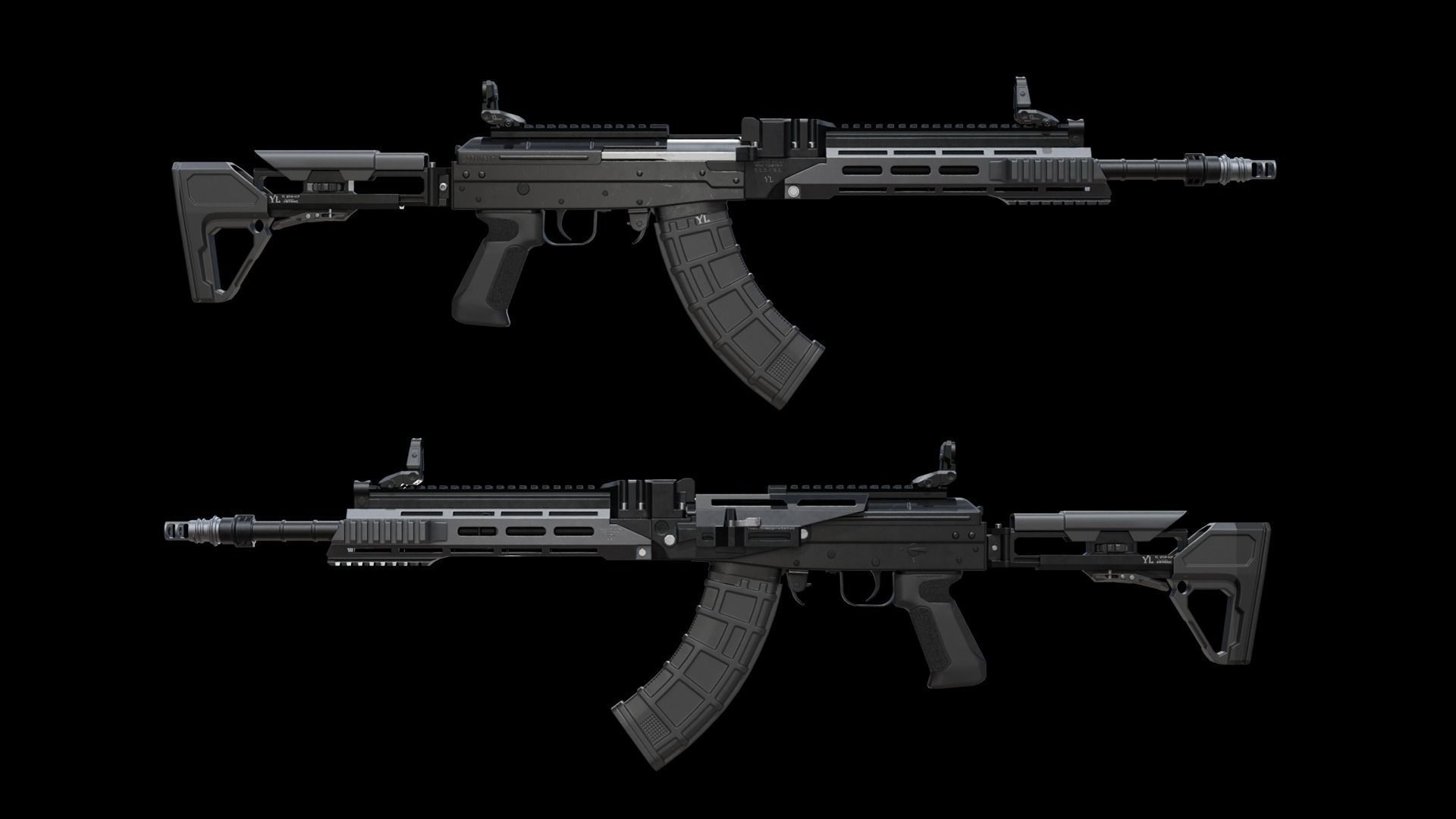 3D model type-81 and Viper external member VR / AR / low-poly | CGTrader