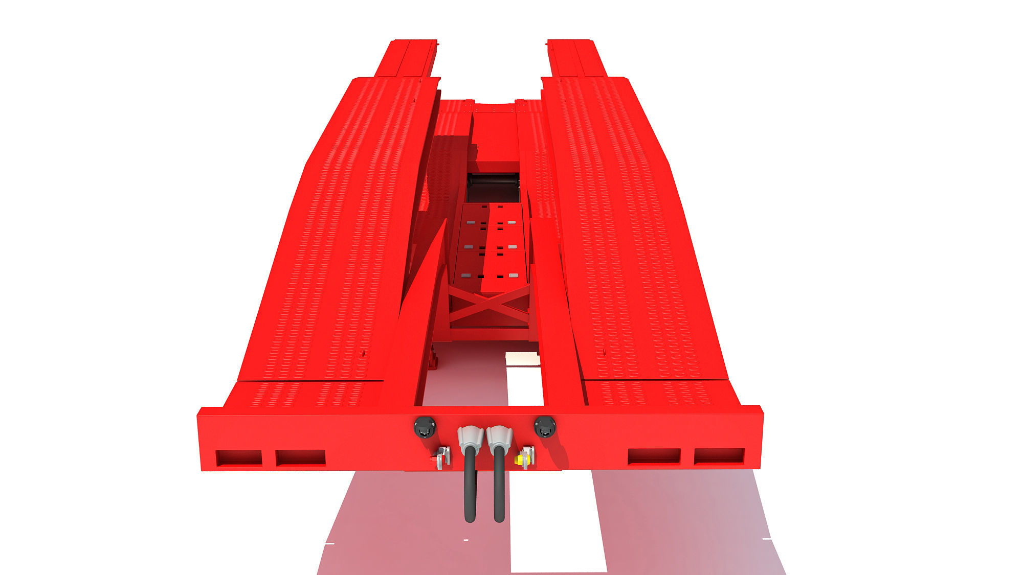 Platform Transporter Trailer 3D model | CGTrader