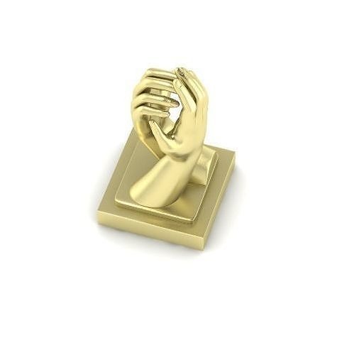 Golden hands figurine Model 4451 3D model 3D printable | CGTrader