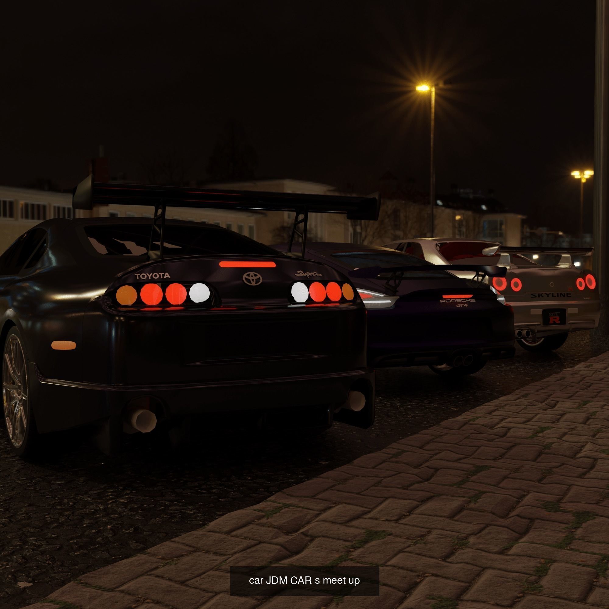 3D Model Collection JDM japan car city VR / AR / low-poly | CGTrader