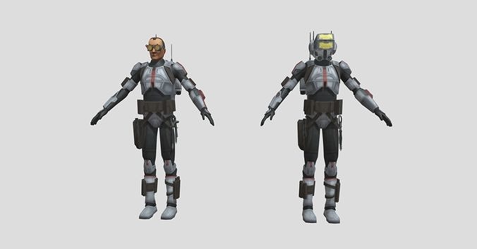 3D model Tech Bad Batch VR / AR / low-poly | CGTrader