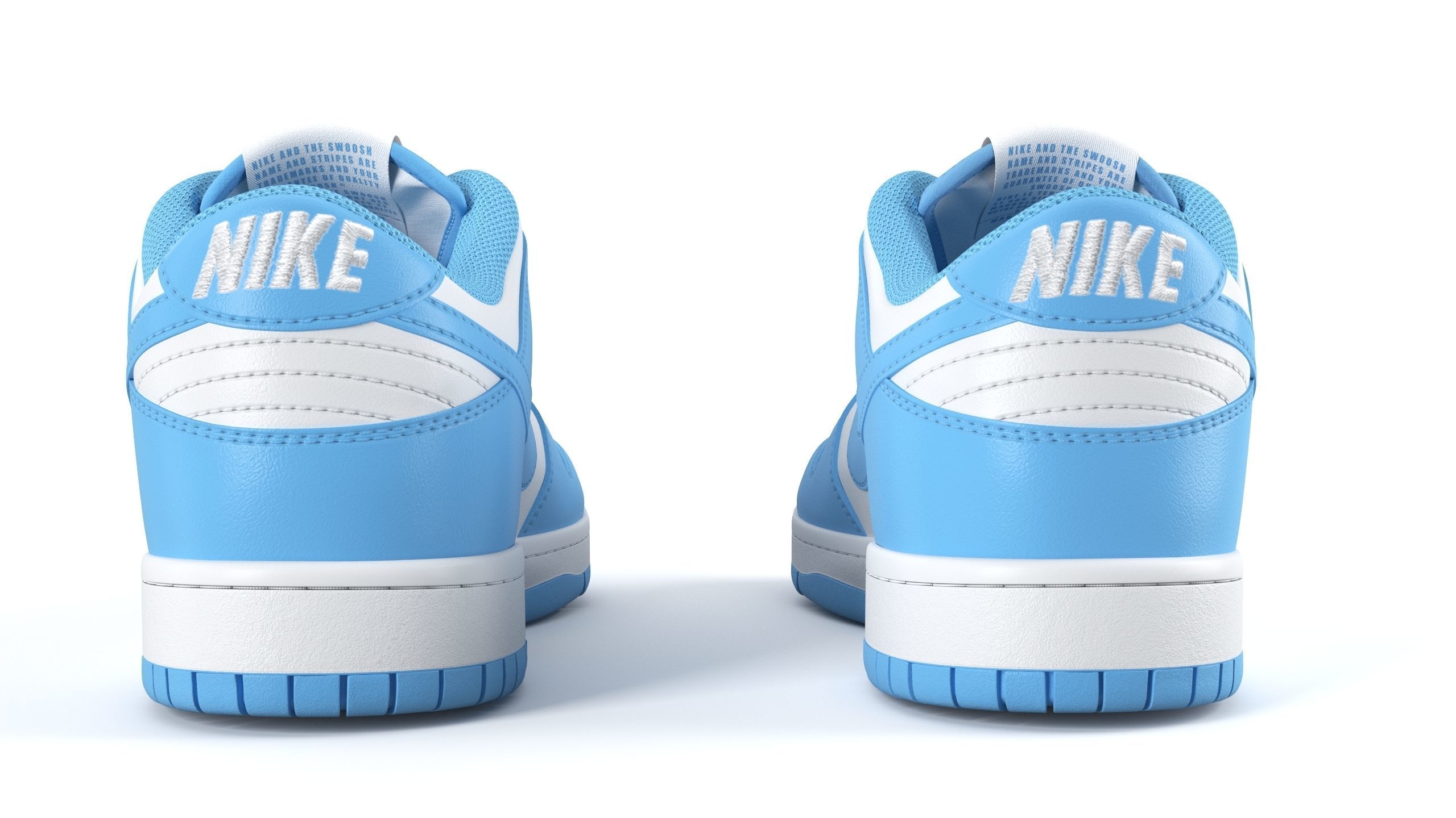 3D model Nike Dunk Low UNC PBR VR / AR / low-poly | CGTrader