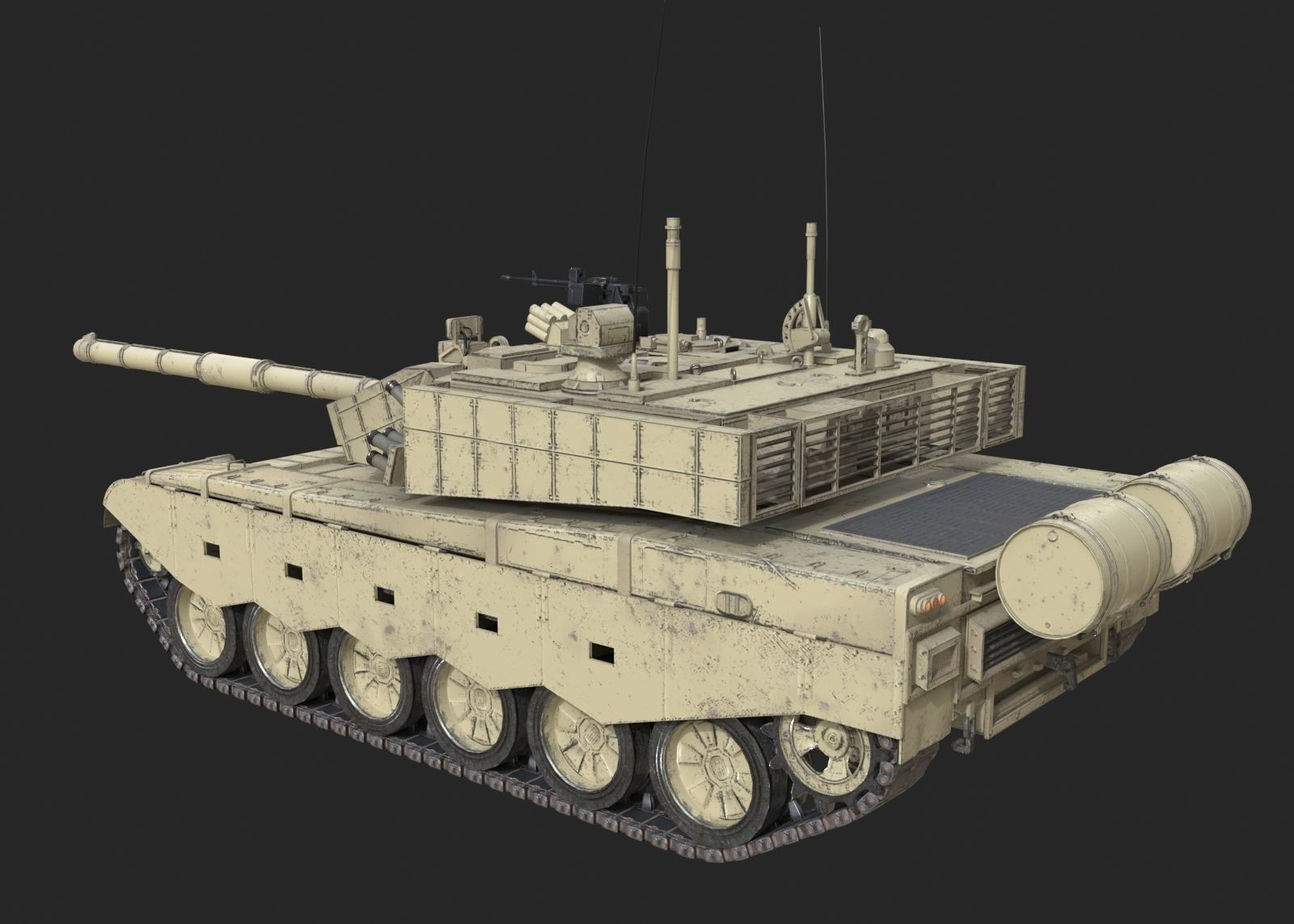 3D model 4 coatings of PLA Army ZTZ99A ZTZ-99A Main Battle Tank MBT VR ...