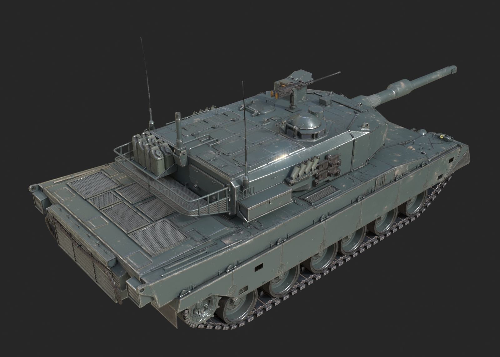 3D model 2 coatings of JSDF Type 90 Type-90 Main Battle Tank MBT VR ...