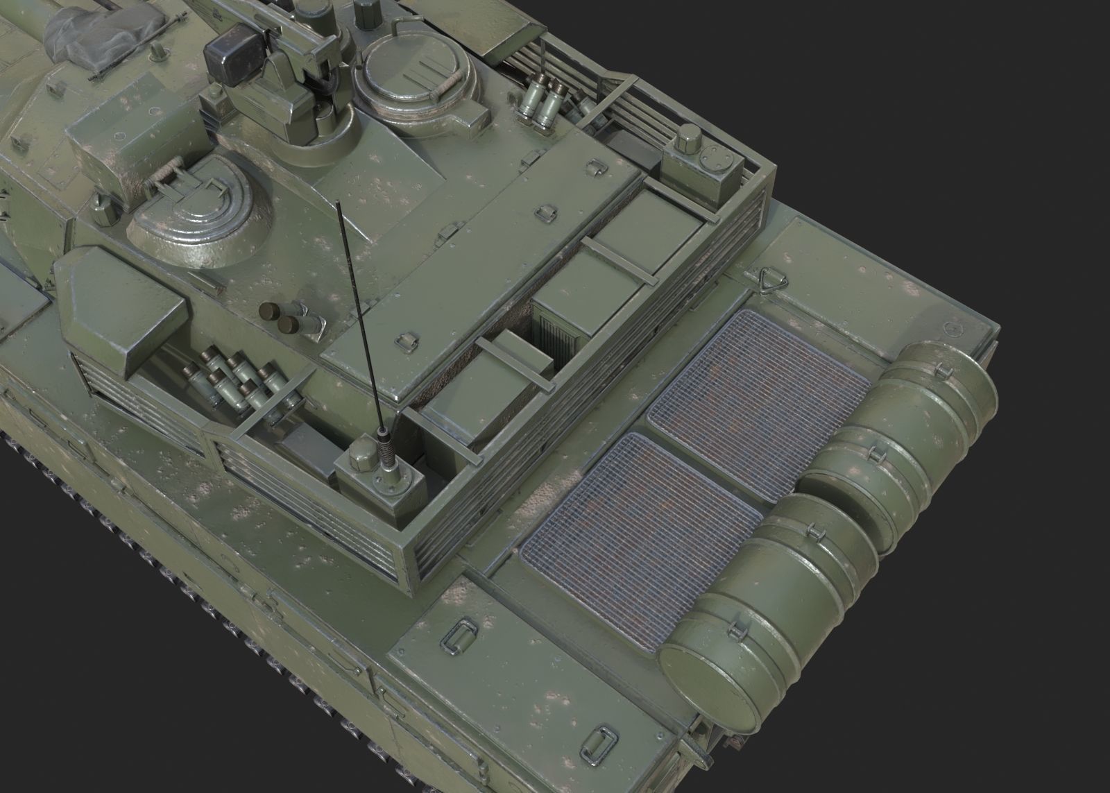 3D model 4 coatings of Pakistan VT4 MBT3000 Al-Hyder Main Battle Tank ...