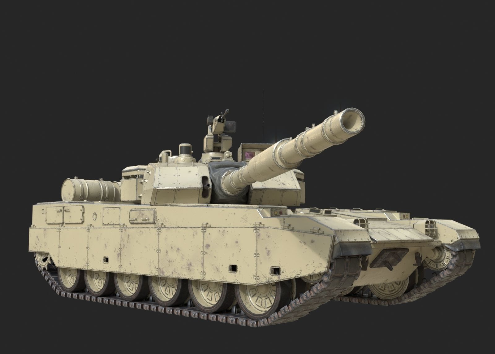 3D model 4 coatings of Pakistan VT4 MBT3000 Al-Hyder Main Battle Tank ...