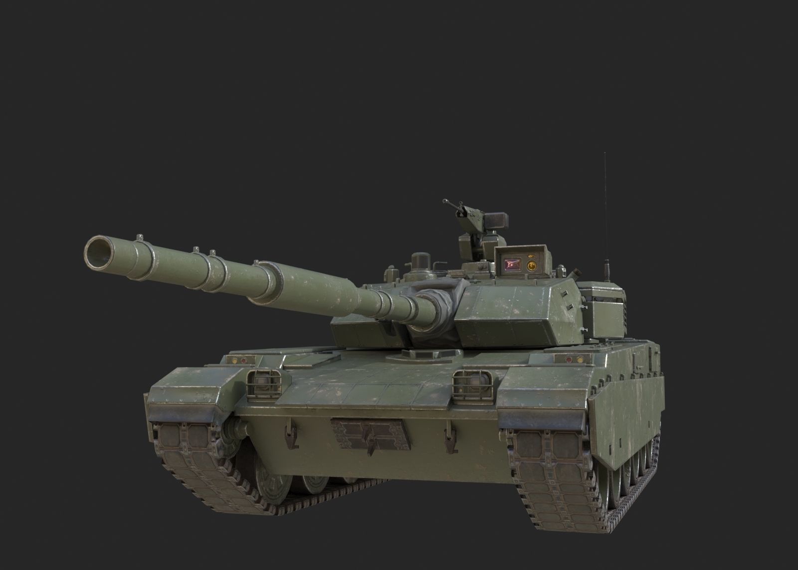3D model 4 coatings of Pakistan VT4 MBT3000 Al-Hyder Main Battle Tank ...