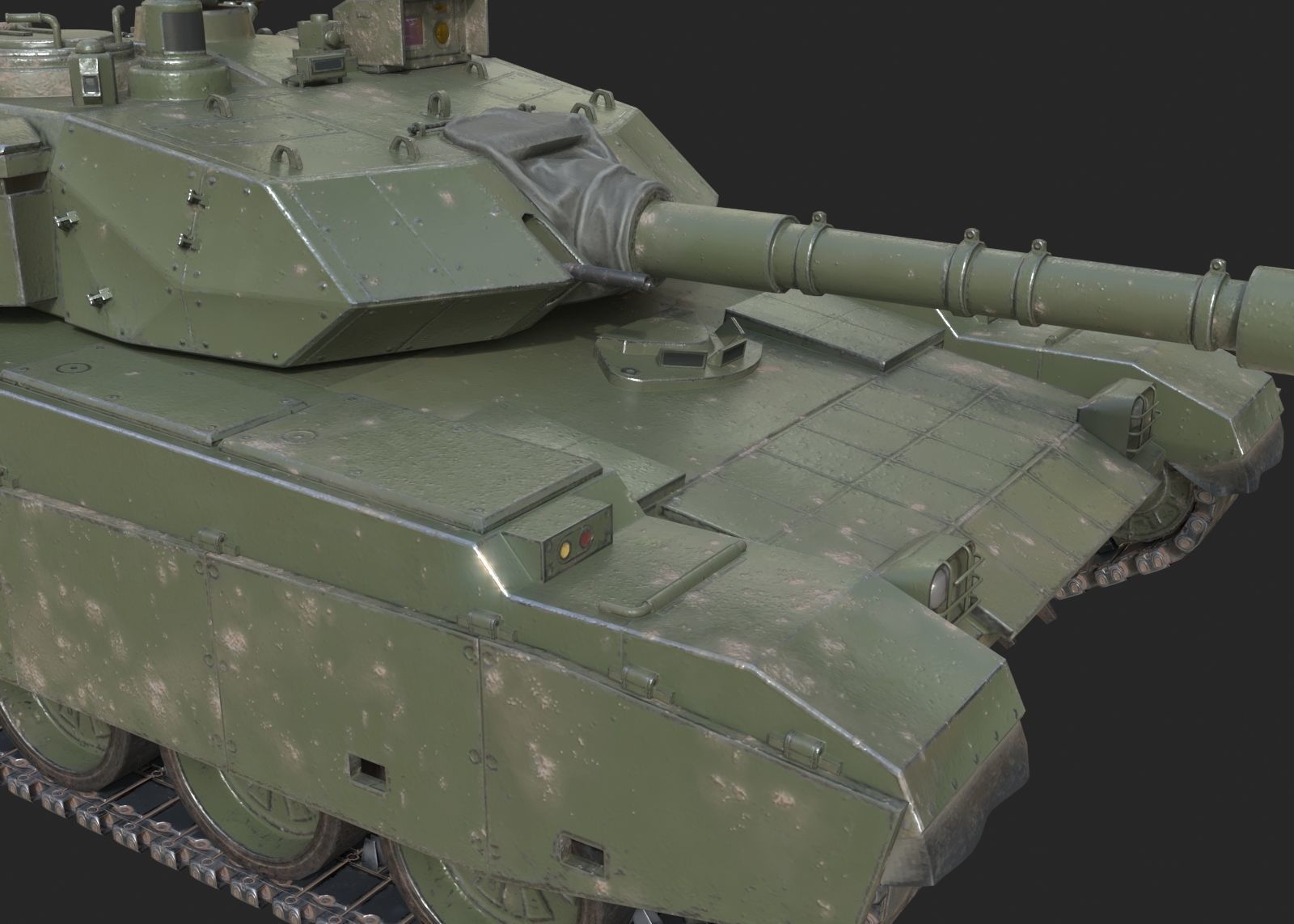 3D model 4 coatings of Pakistan VT4 MBT3000 Al-Hyder Main Battle Tank ...