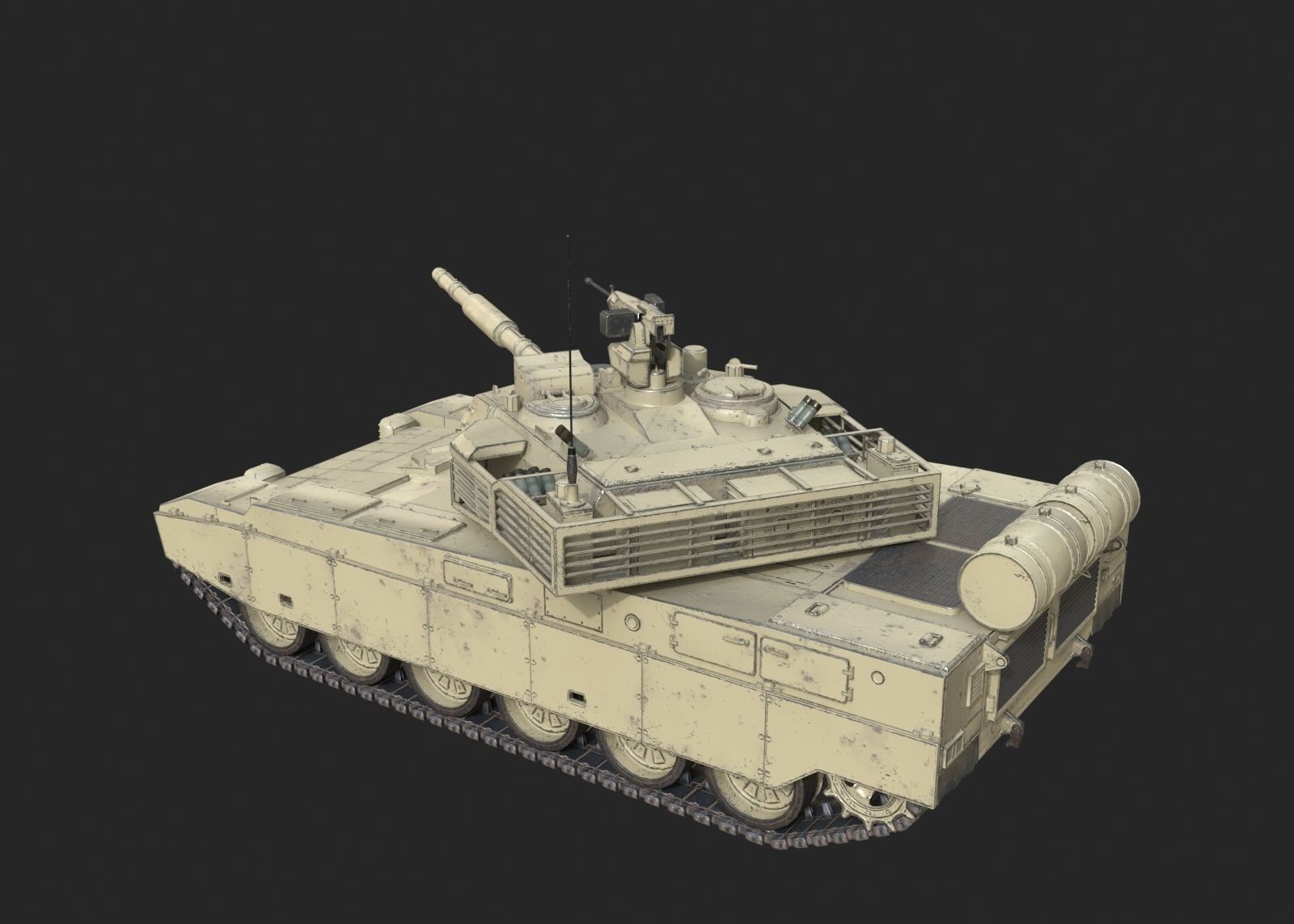 3D model 4 coatings of Pakistan VT4 MBT3000 Al-Hyder Main Battle Tank ...