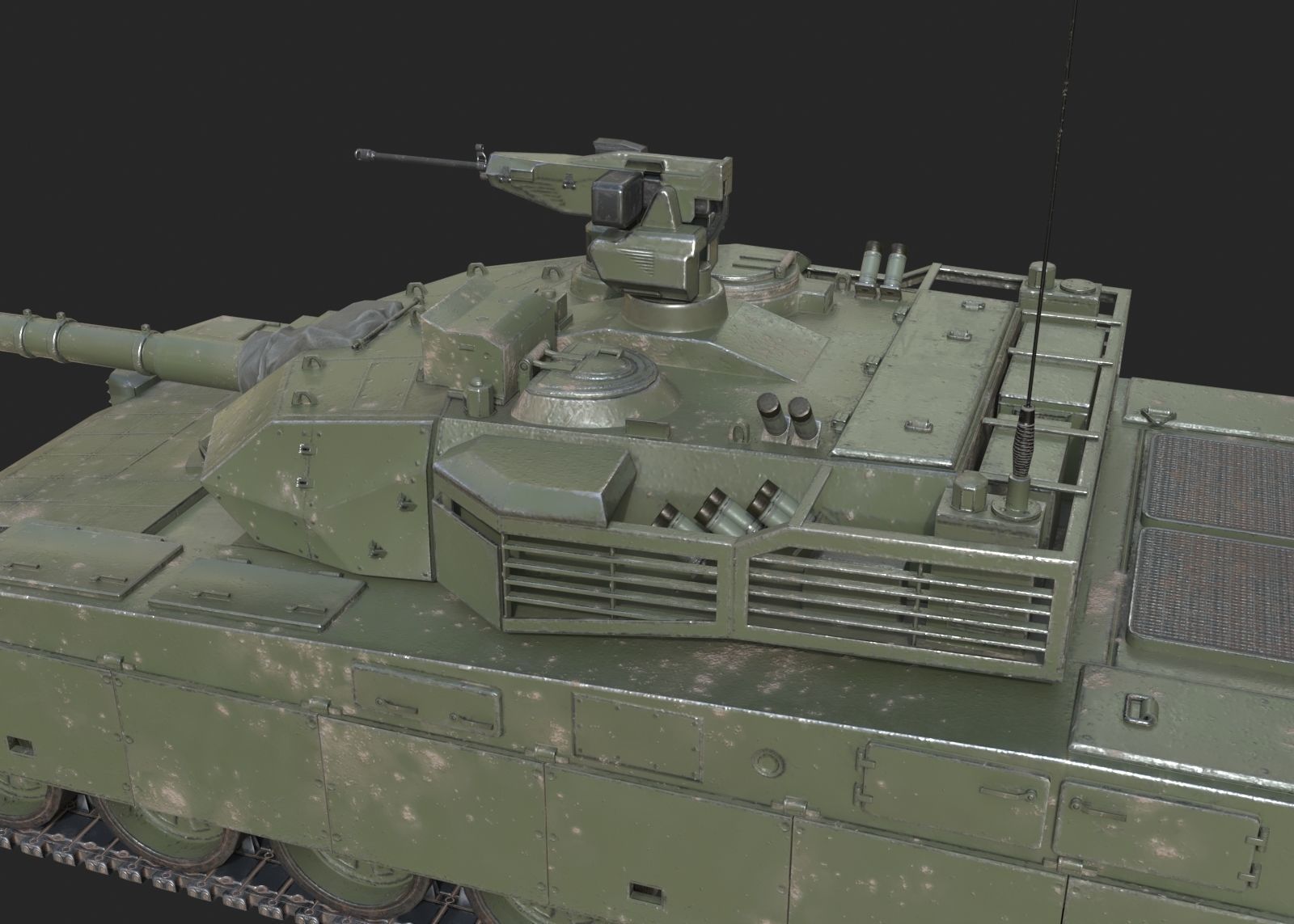 3D model 4 coatings of Pakistan VT4 MBT3000 Al-Hyder Main Battle Tank ...