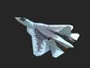 3D model 4 coatings of Sukhoi Su-57 Felon Stealth Fighter VR / AR / low ...