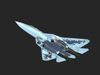 3D model 4 coatings of Sukhoi Su-57 Felon Stealth Fighter VR / AR / low ...
