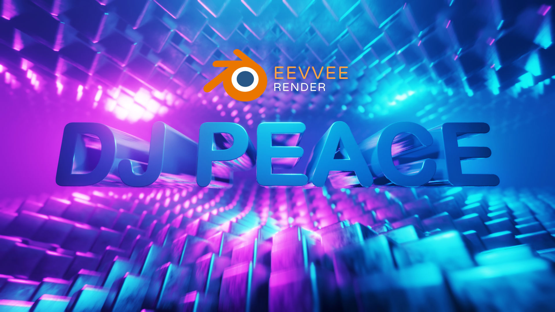 Glow 3d Vj Animation Template For Blender Eevvee Render 3d Model