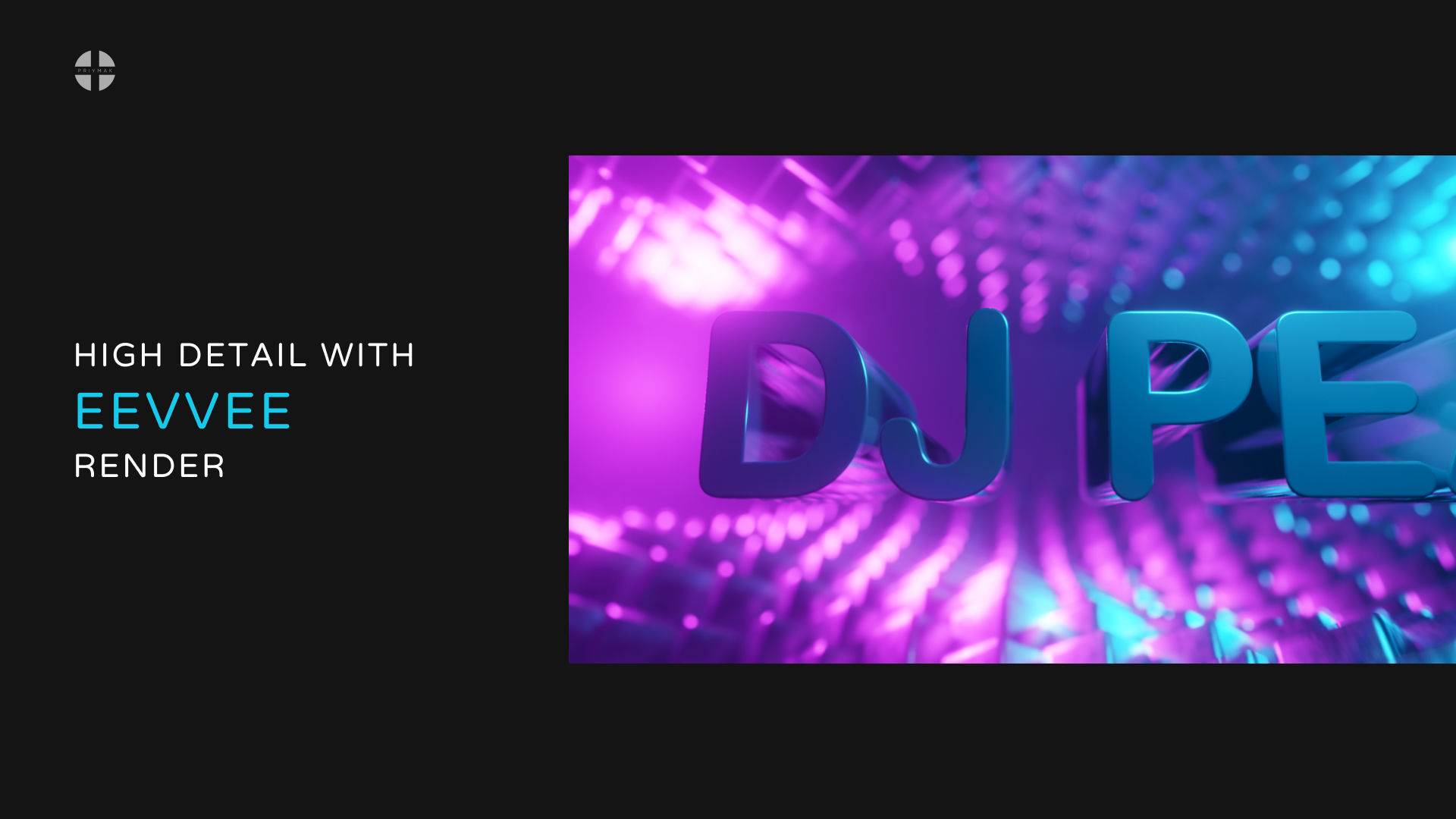 Glow 3d Vj Animation Template For Blender Eevvee Render 3d Model