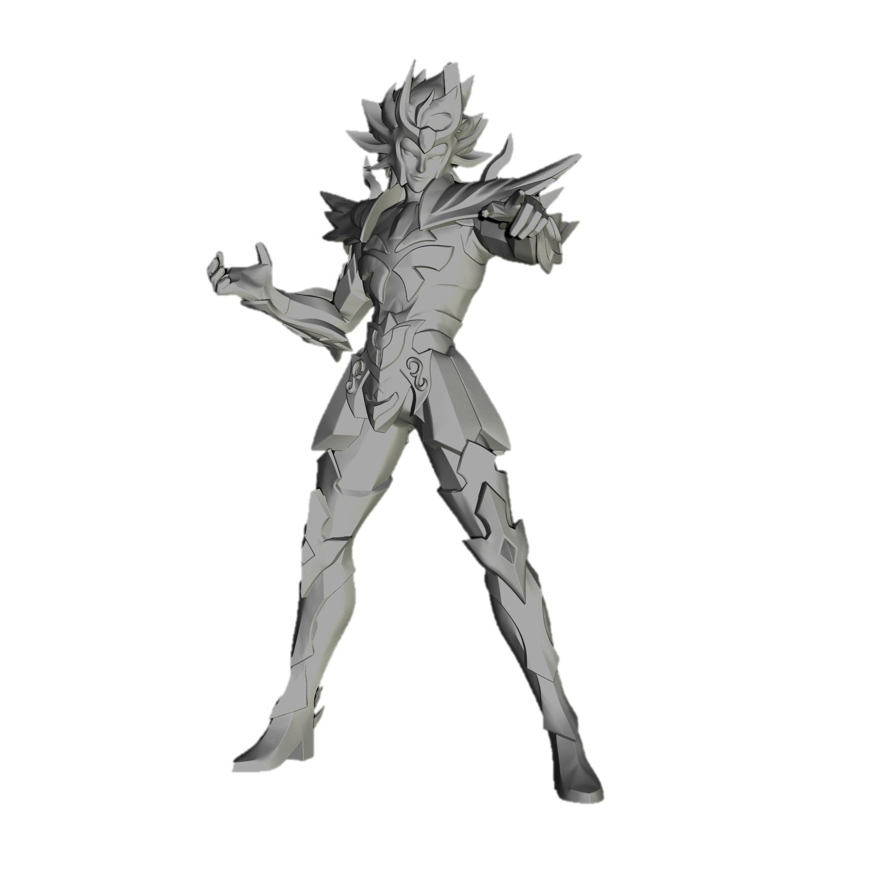 Miniature Saint Seiya Cancer Deathmask 3D model 3D printable | CGTrader