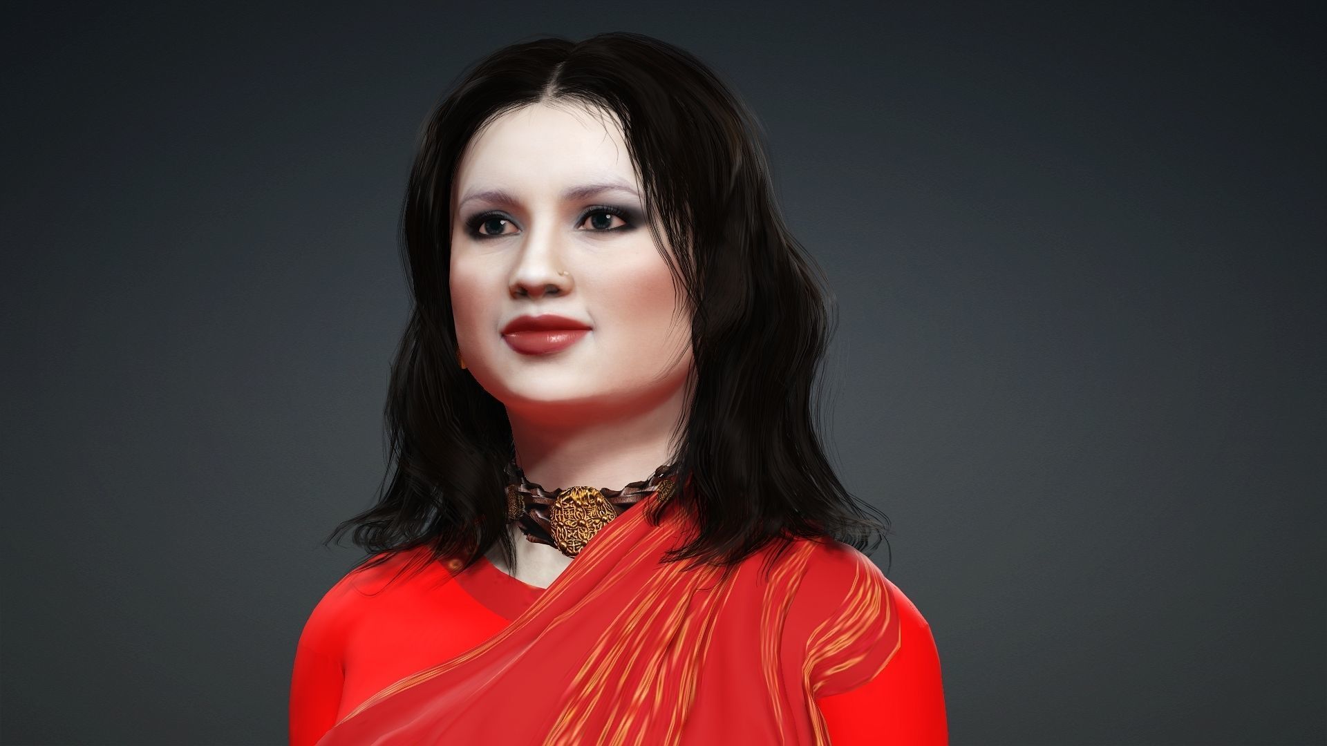 Anian Woman 3D Character 3D model animated rigged | CGTrader
