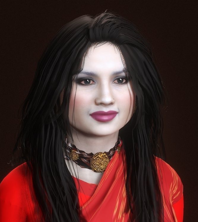 Anian Woman 3D Character 3D model animated rigged | CGTrader
