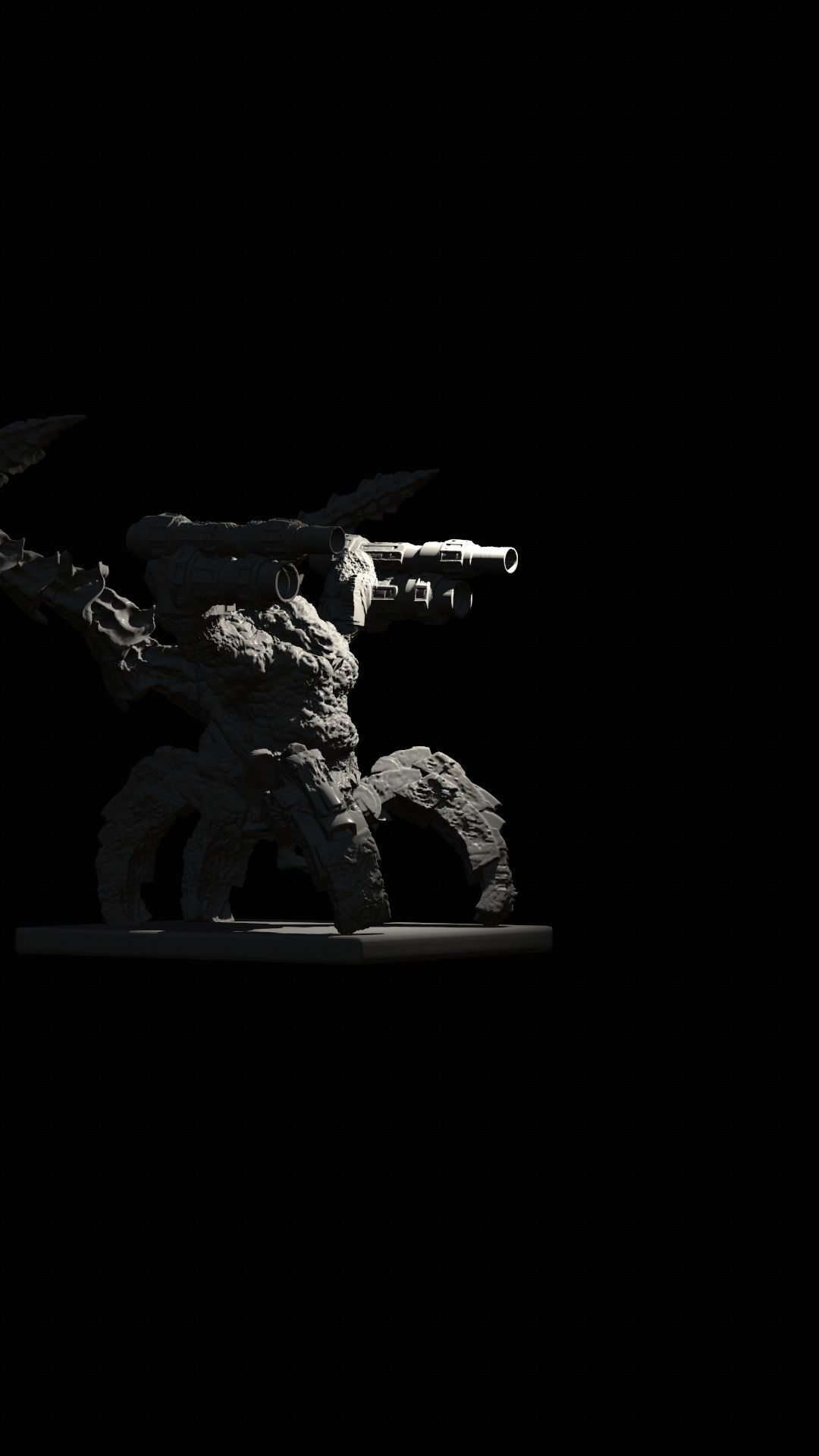 Demon Abomination 3D Fantasy Sci-fi Miniature 3D model 3D printable ...
