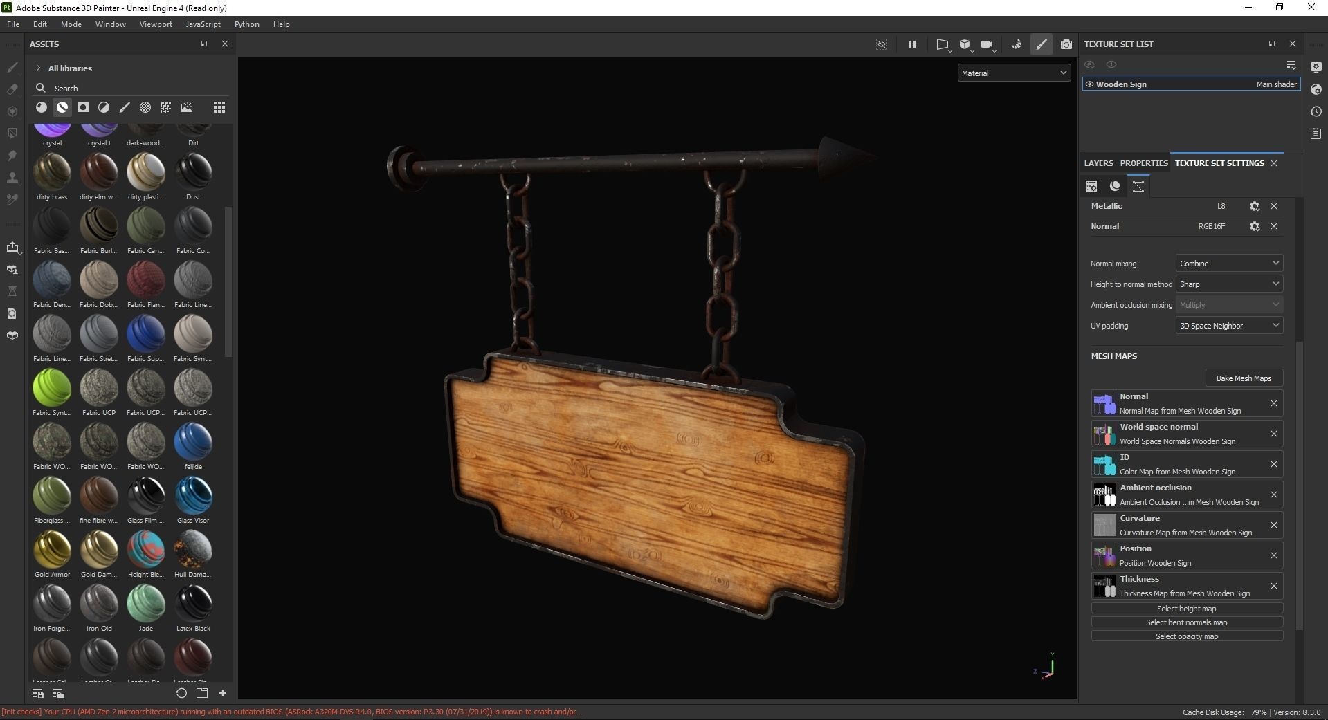 3D model Wooden Sign 3D Model VR / AR / low-poly | CGTrader