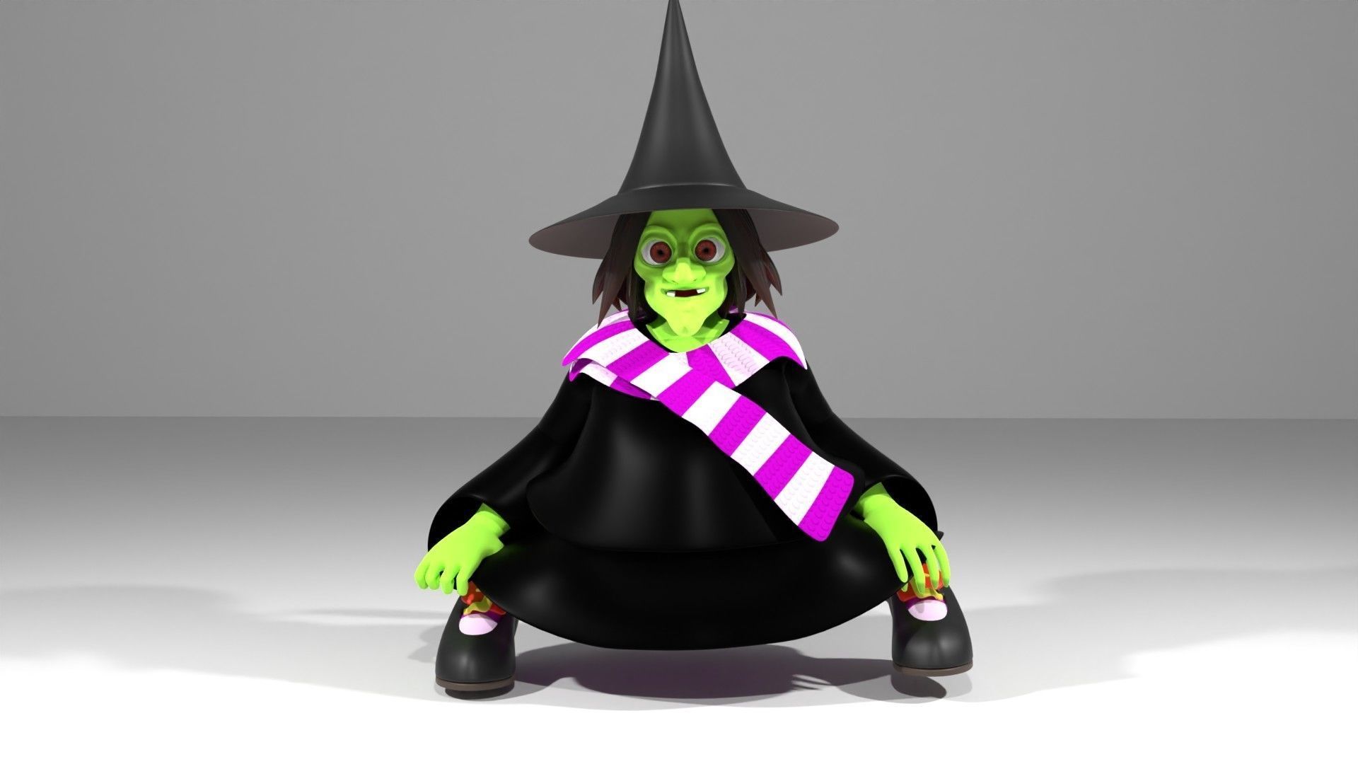 the witch grunty-la bruja gruntilda en 3d 3D model animated rigged ...