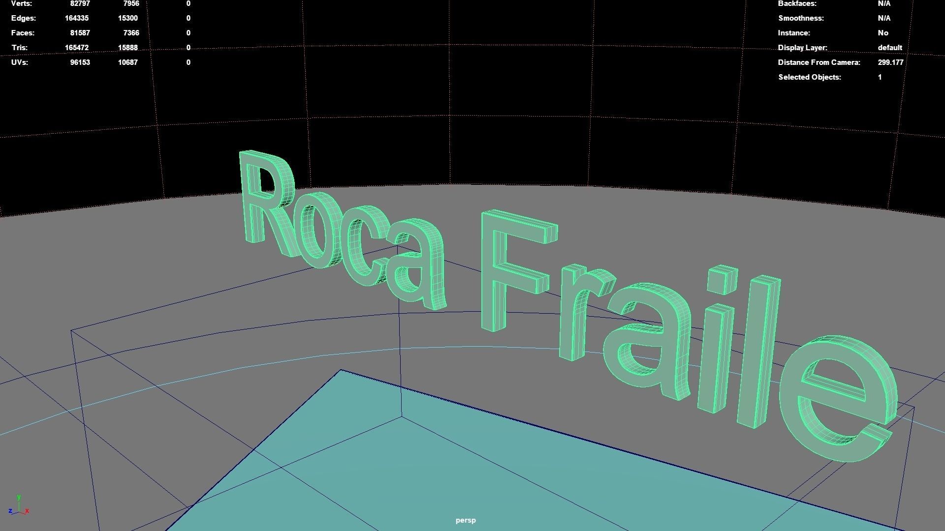 Roca Fraile Chile map region geography political geographic 3D model ...
