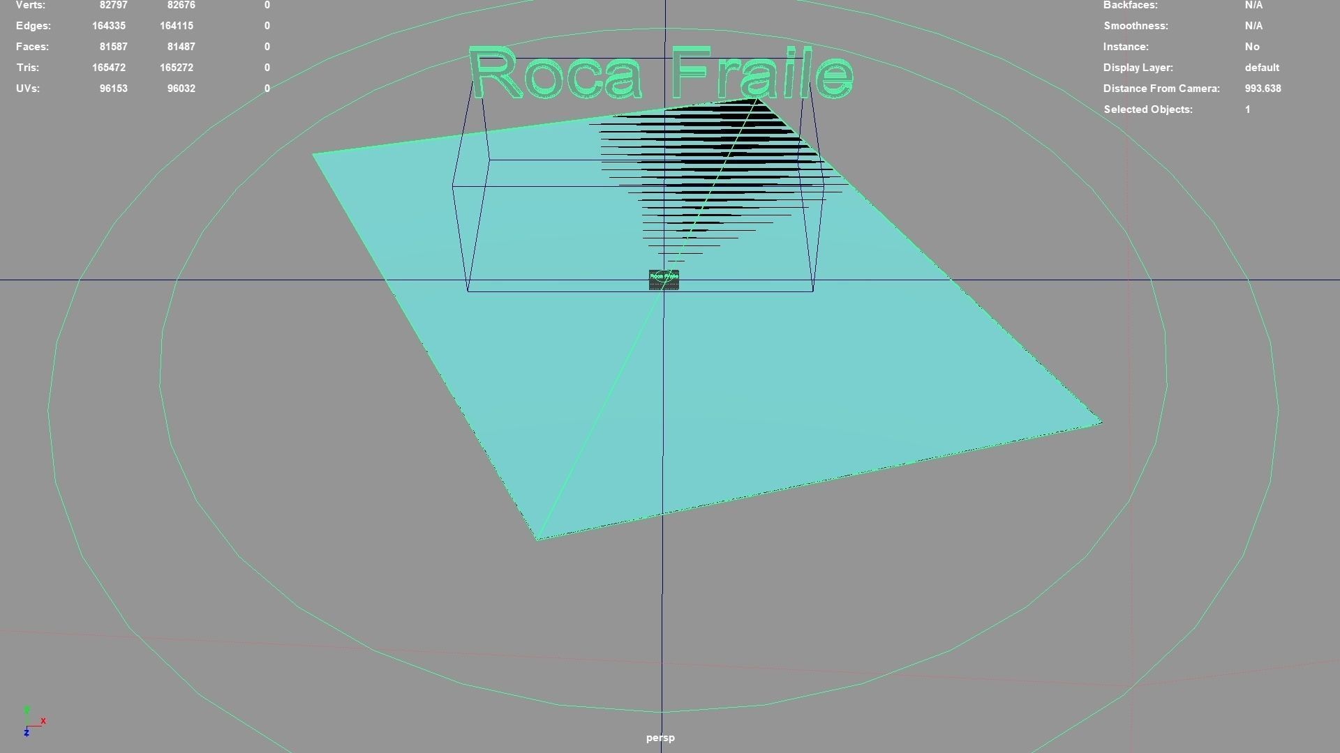 Roca Fraile Chile map region geography political geographic 3D model ...
