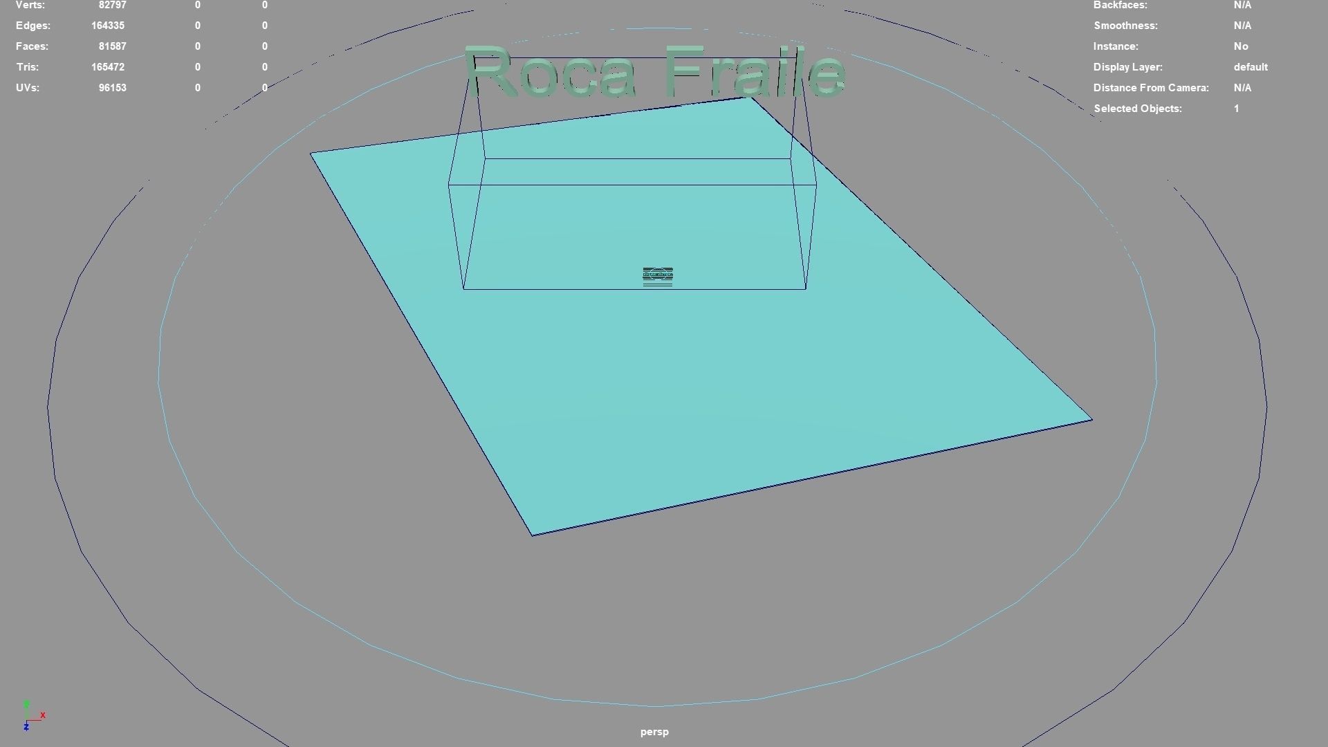 Roca Fraile Chile map region geography political geographic 3D model ...
