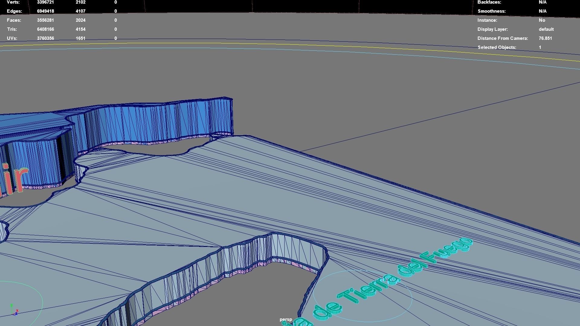 Region of Magallanes and Chilean Antarctica Chile map region 3D model ...