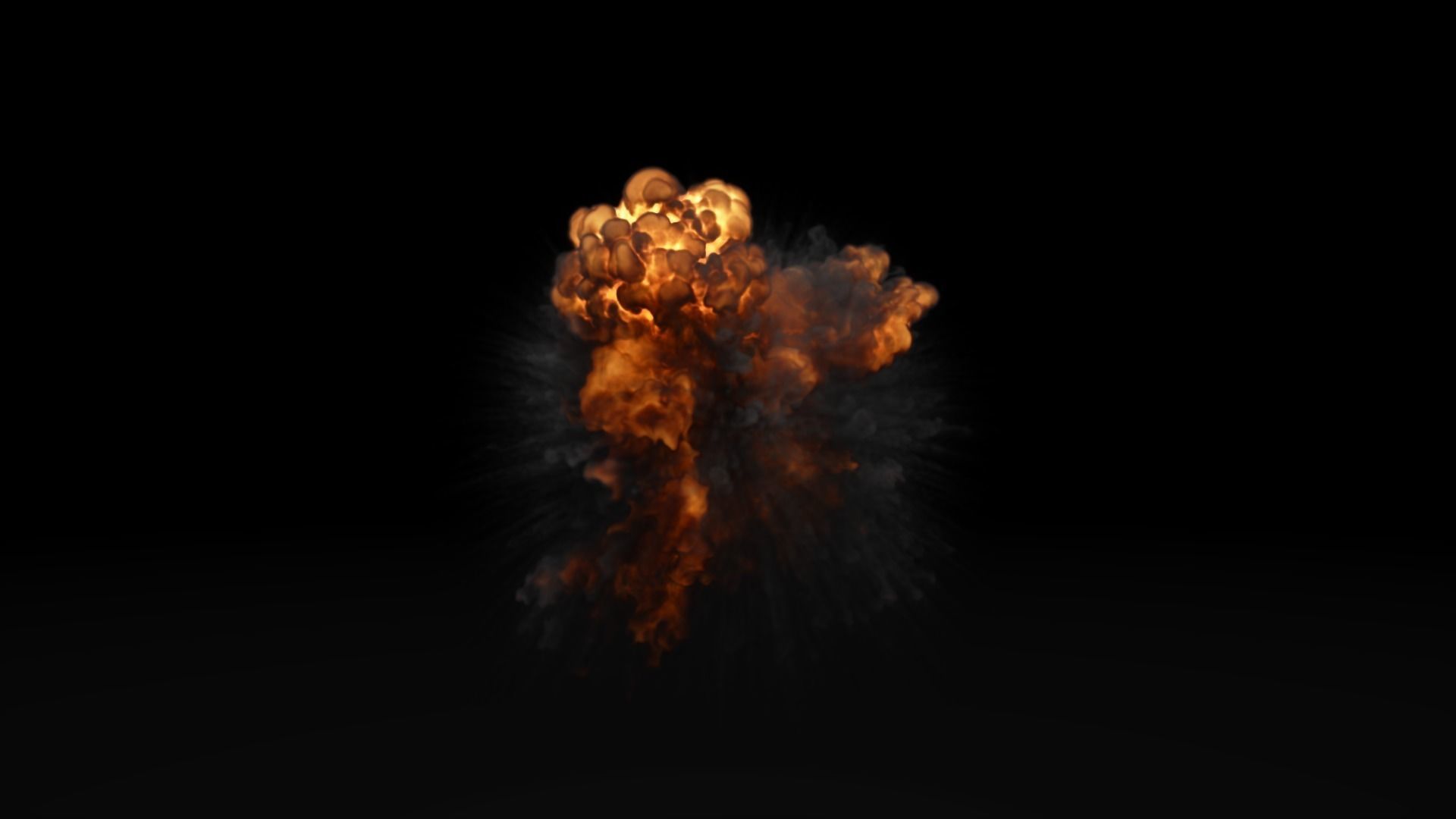 Super Realistic Explosion 10 - vdb animated 3D model animated | CGTrader