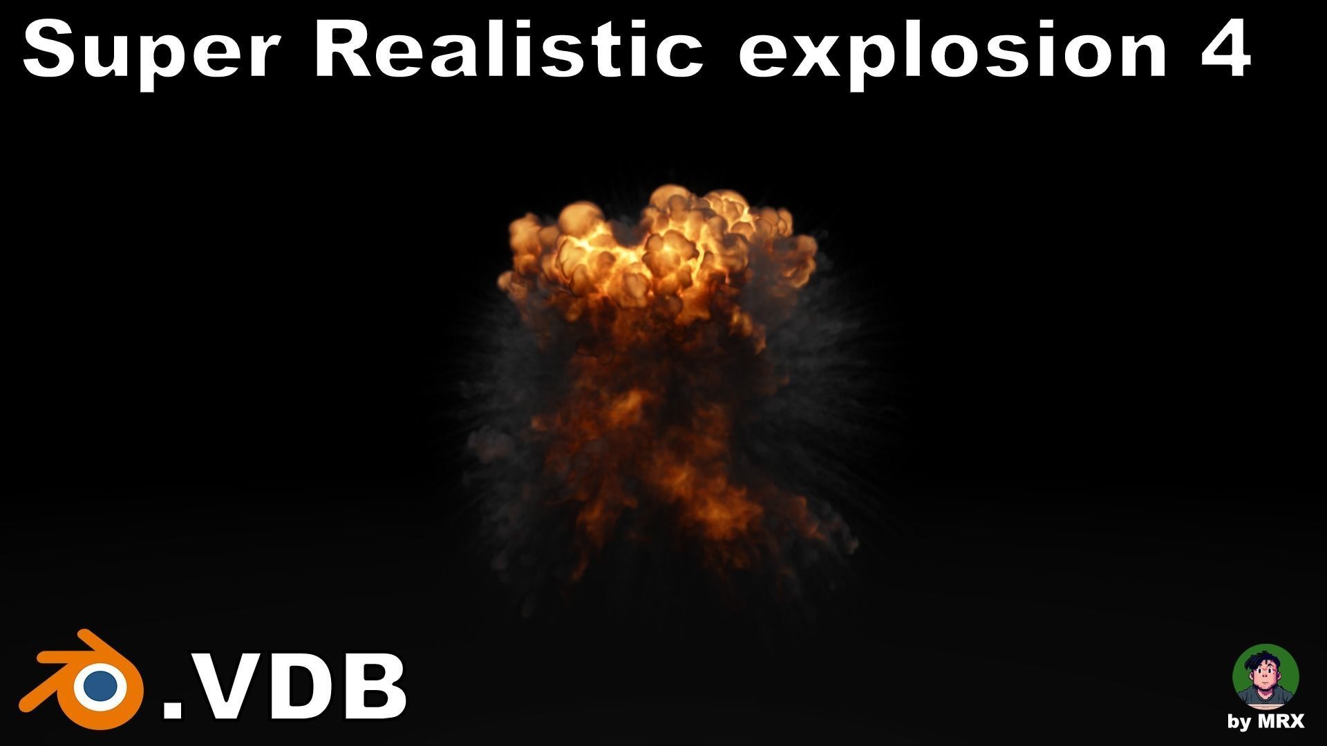 Super Realistic Explosion 10 - vdb animated 3D model animated | CGTrader