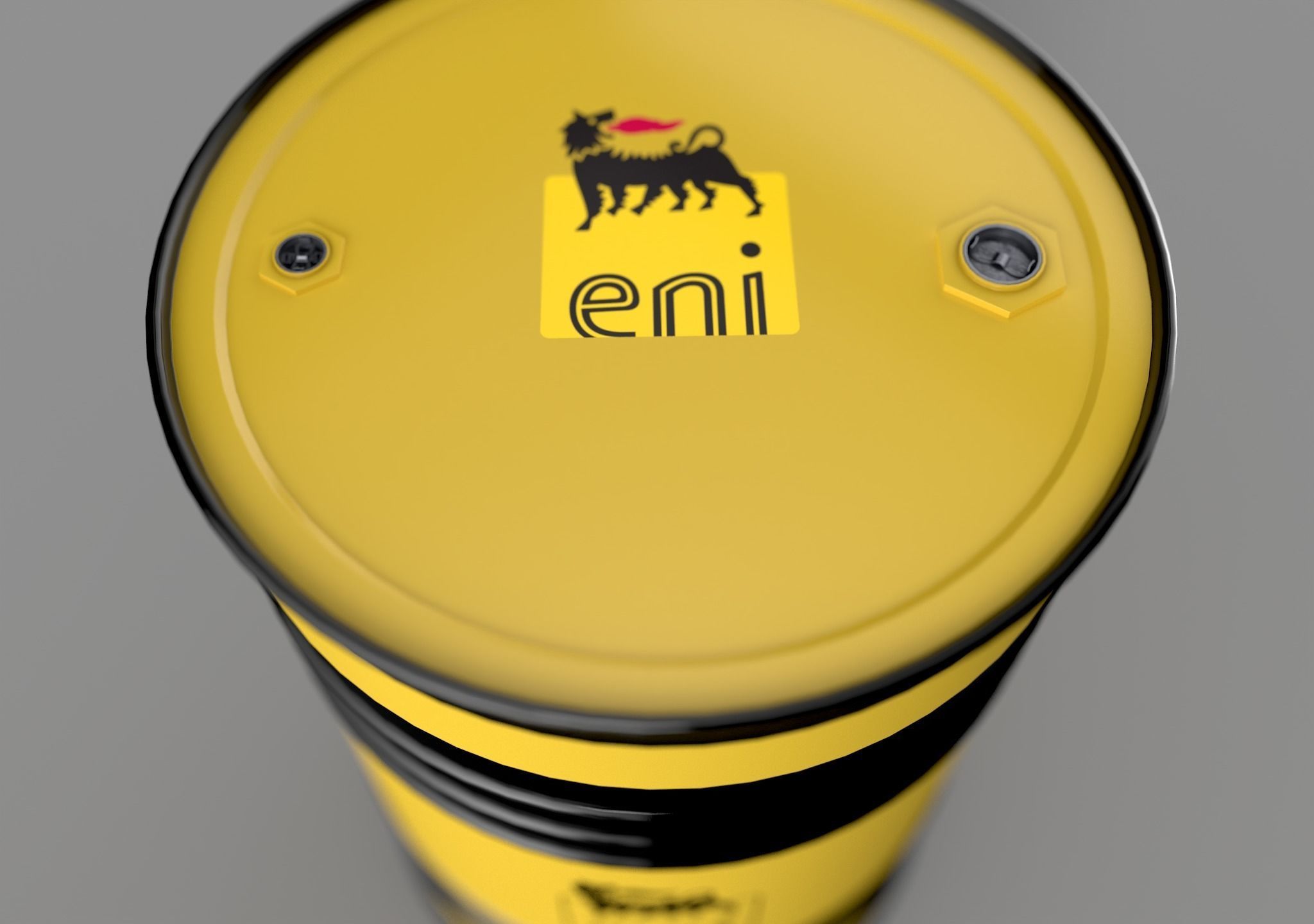 3D model Realistic ENI Oil Barrel 3D Model VR / AR / low-poly | CGTrader