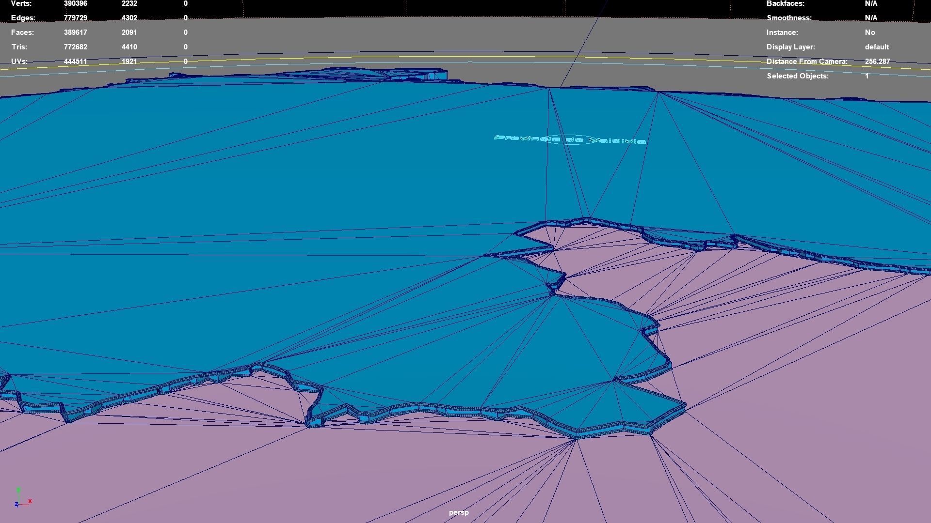 Region de Los Rios Chile map region geography political 3D model rigged ...