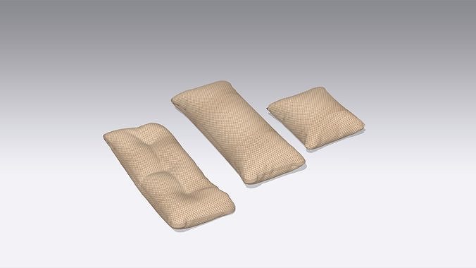 3D model Pillow VR / AR / low-poly | CGTrader