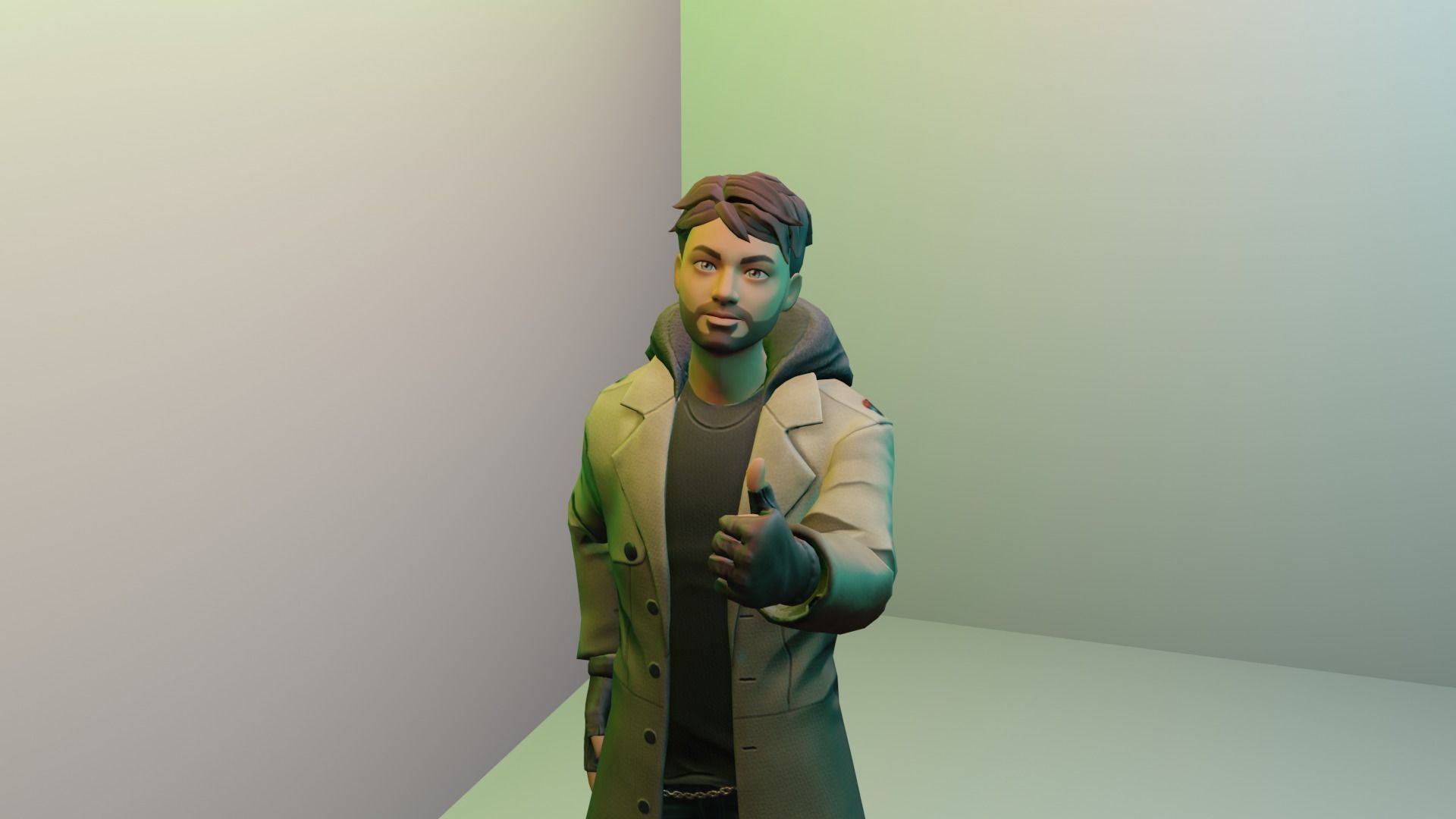 Rigged Game ready character free VR / AR / low-poly 3D model rigged ...