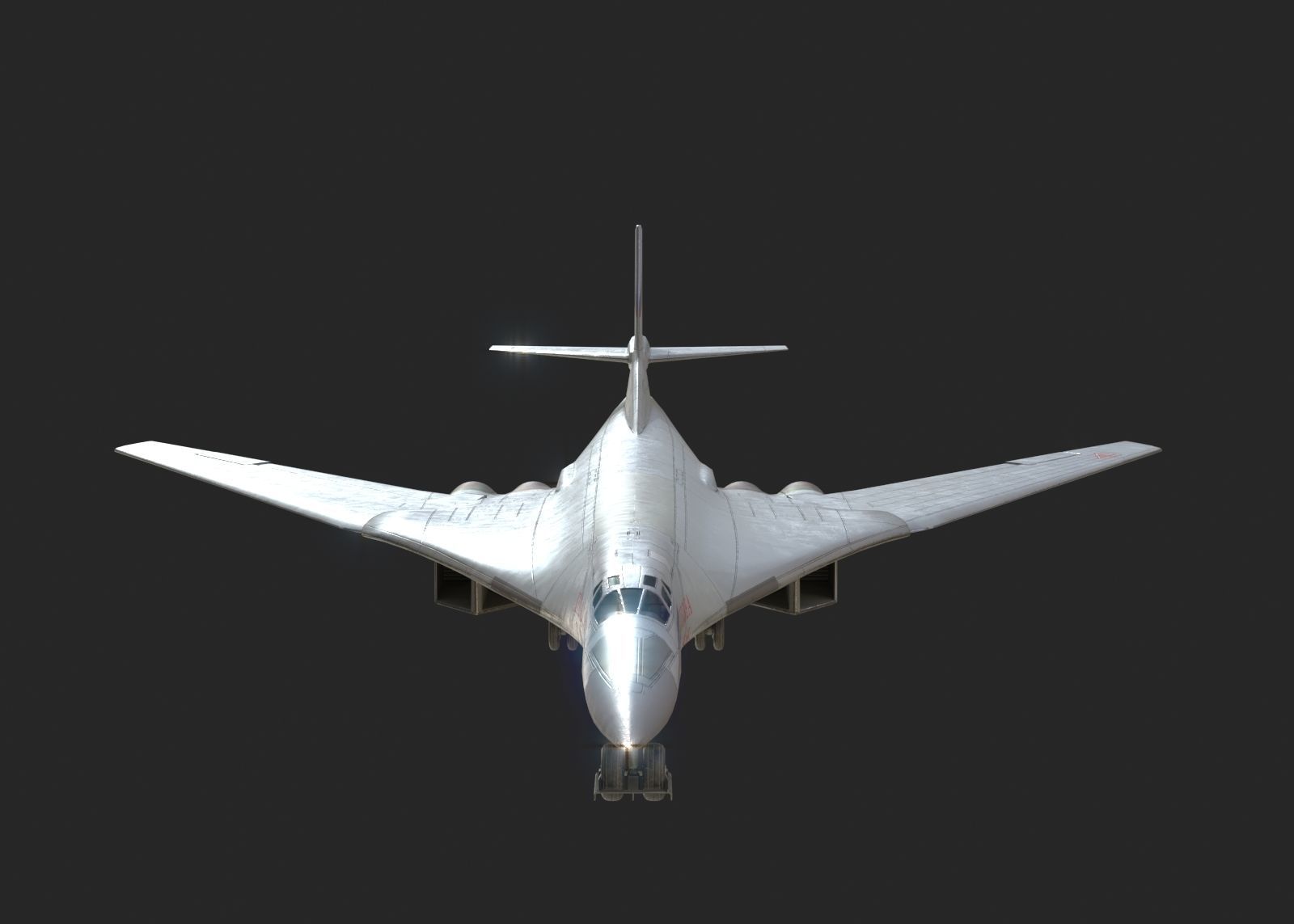 3D model Russian Air Force Tu-160M Blackjack Supersonic Strategic ...