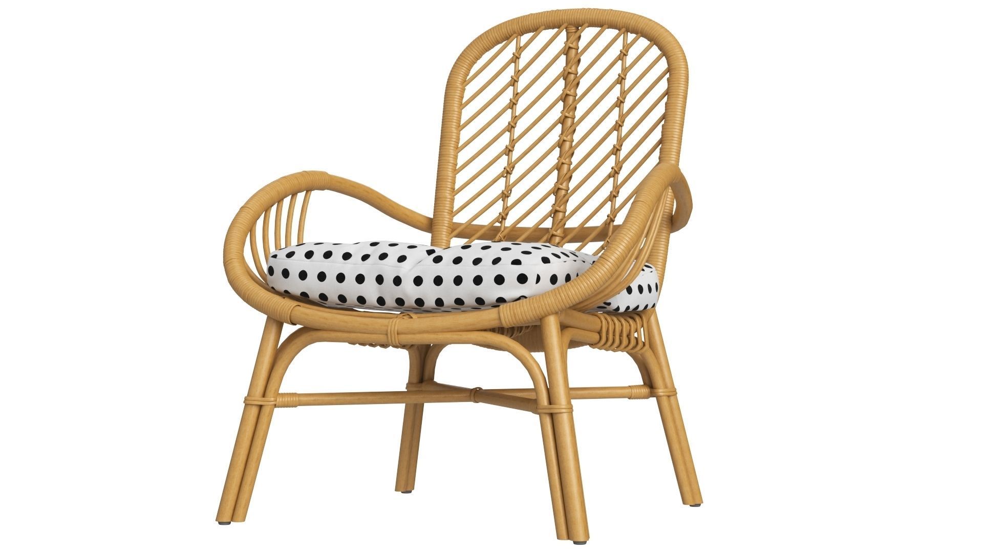 IKEA Rattan Armchair Collection 3D model | CGTrader