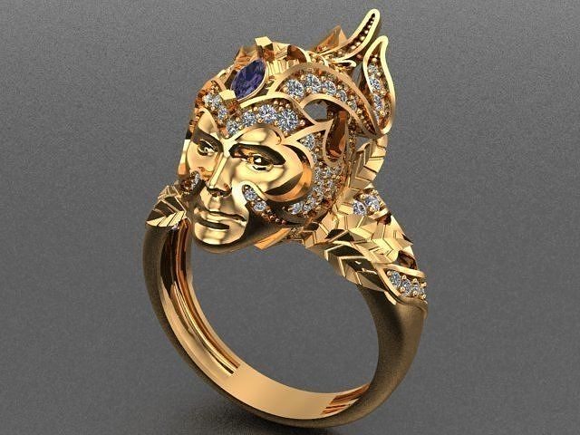 fighter ring 3D model 3D printable | CGTrader