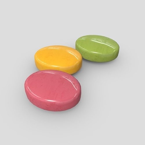 CC0 - Candies free VR / AR / low-poly 3D model | CGTrader