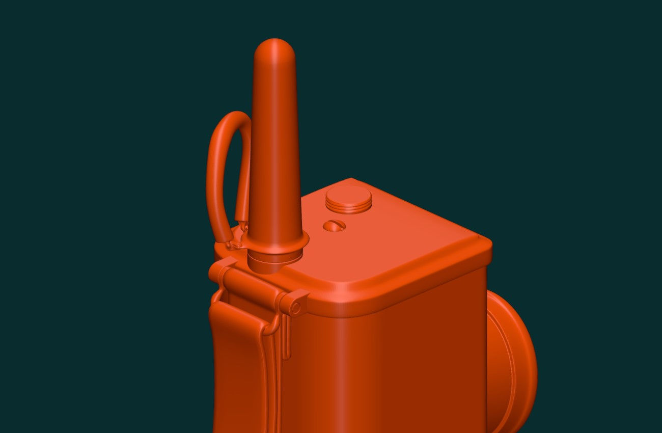 SCR-536 radio transceiver 3D model 3D printable | CGTrader