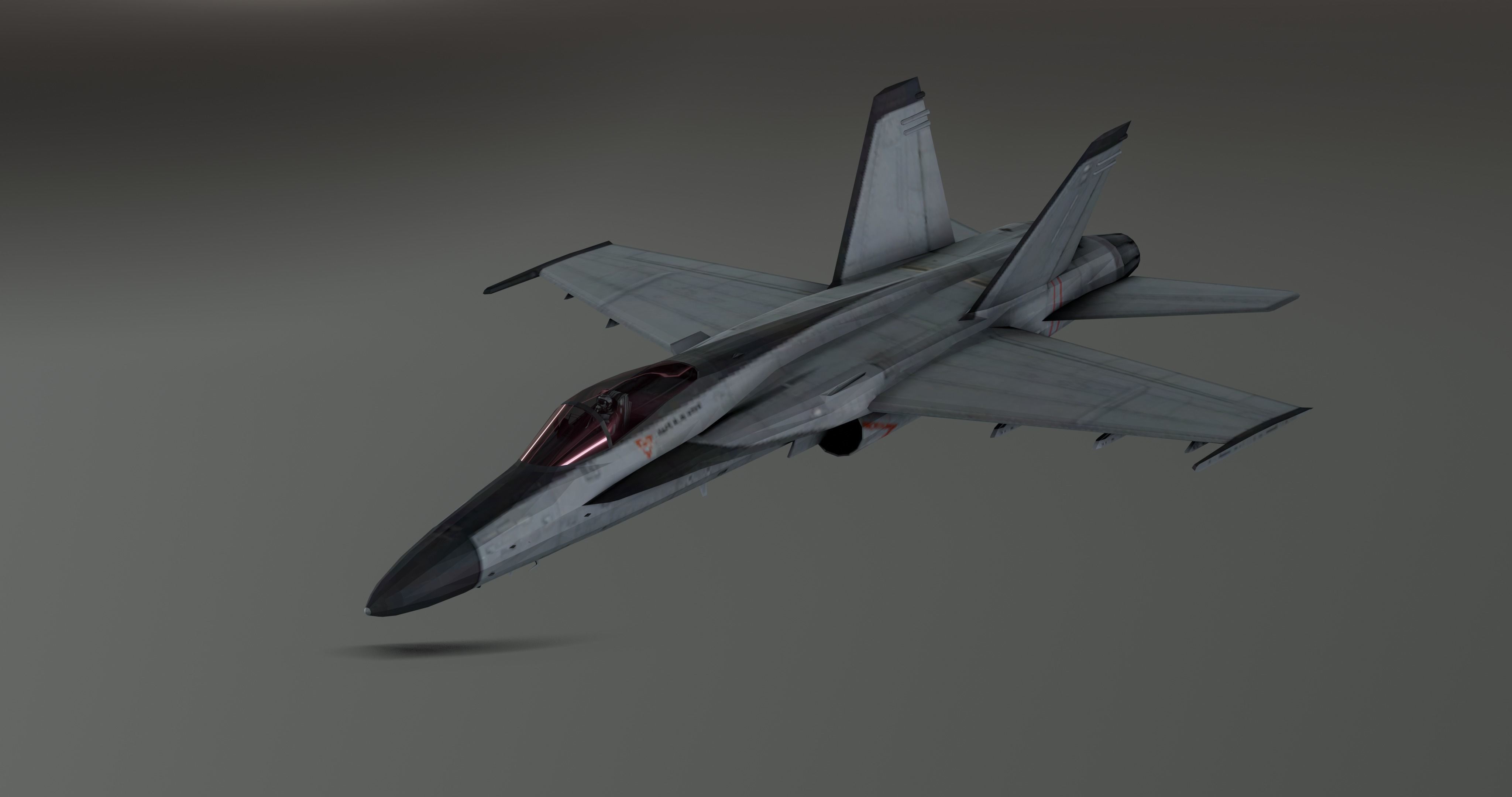 3D model YF Cobra fighter jet VR / AR / low-poly | CGTrader