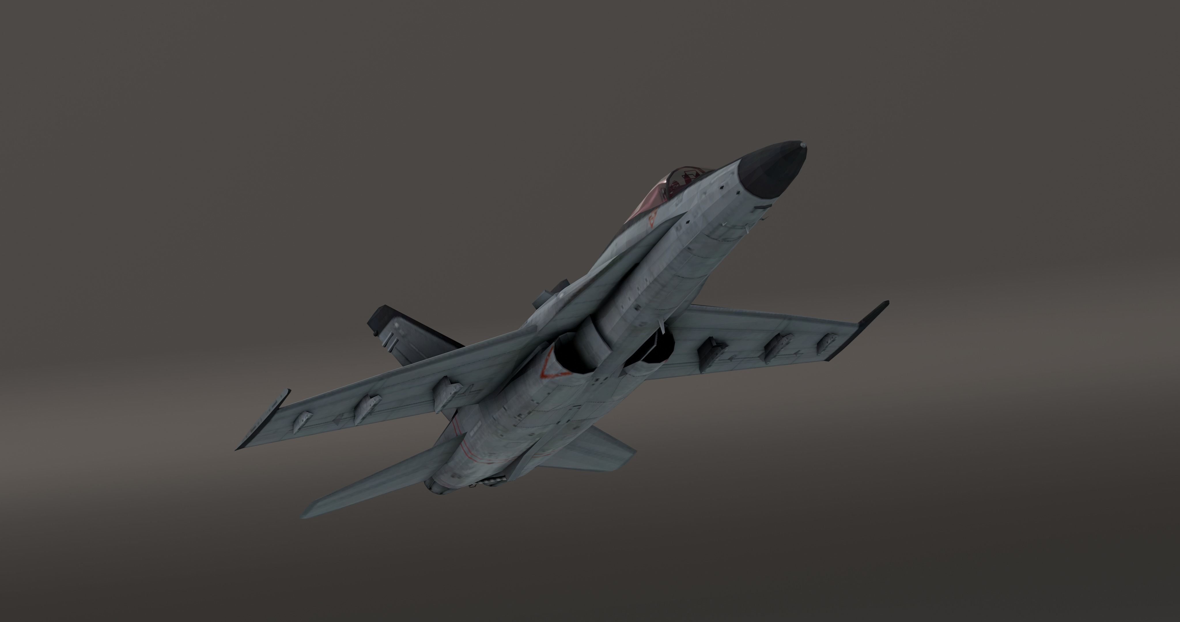 3D model YF Cobra fighter jet VR / AR / low-poly | CGTrader