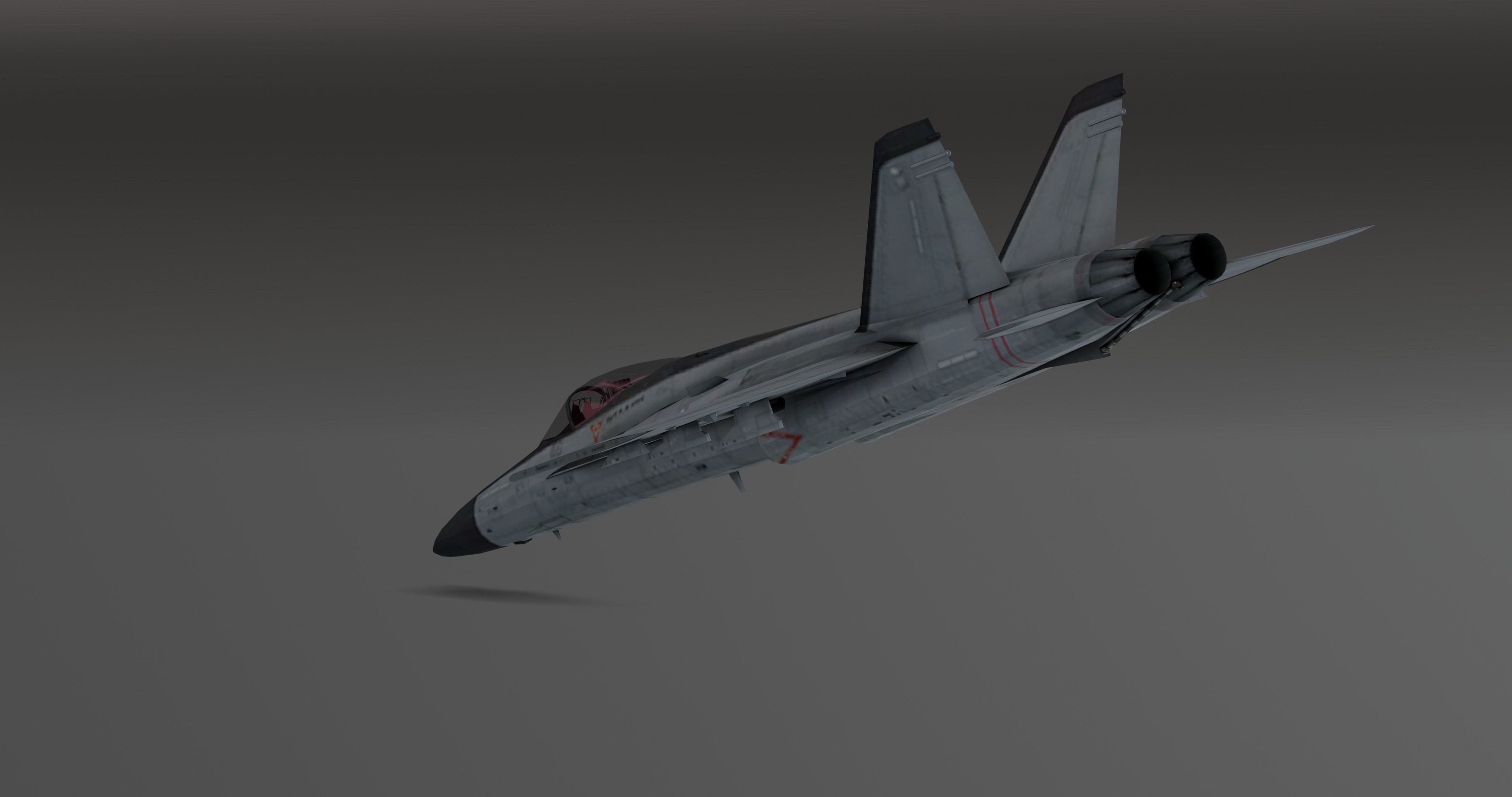 3D model YF Cobra fighter jet VR / AR / low-poly | CGTrader