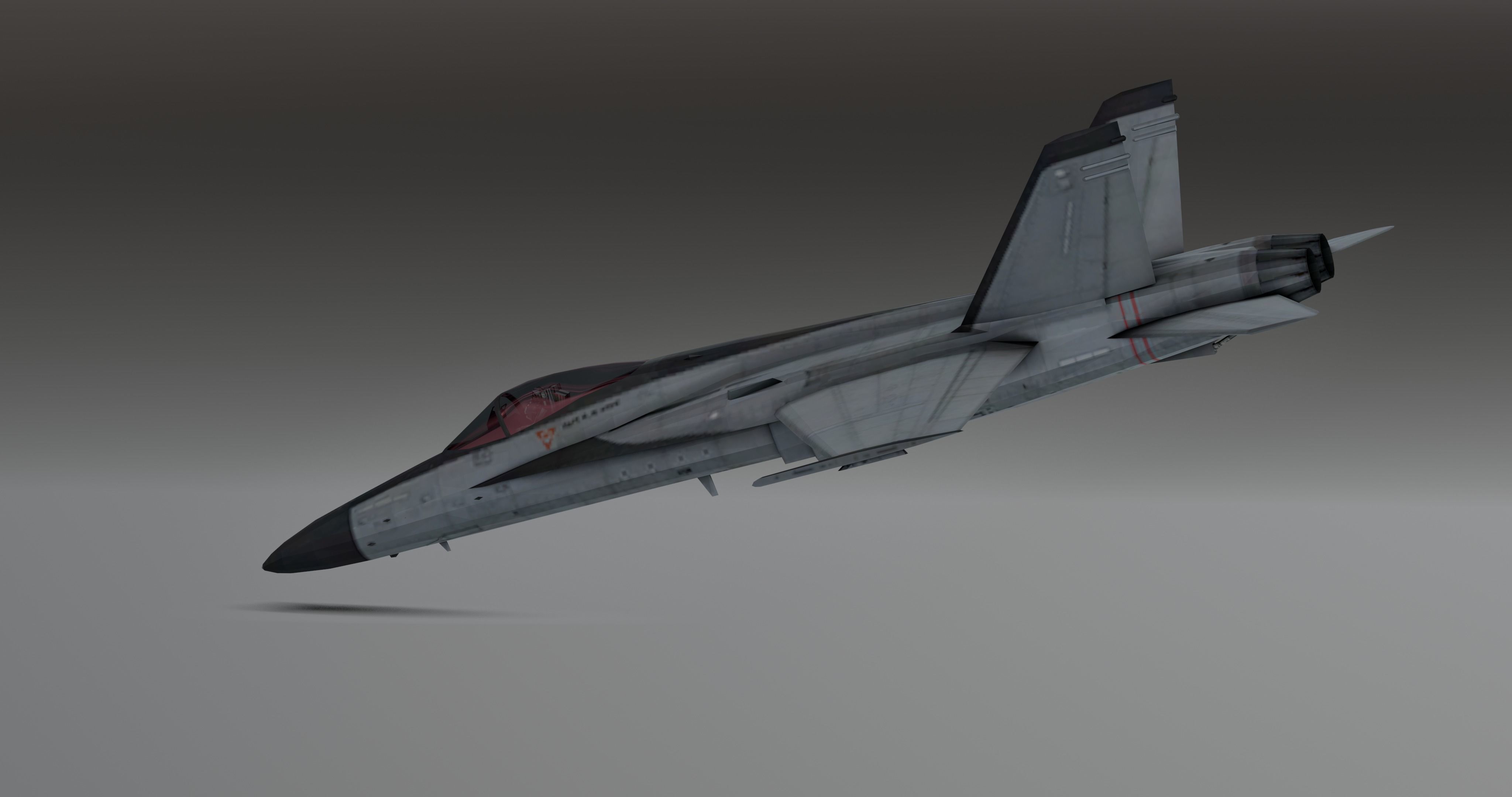 3D model YF Cobra fighter jet VR / AR / low-poly | CGTrader