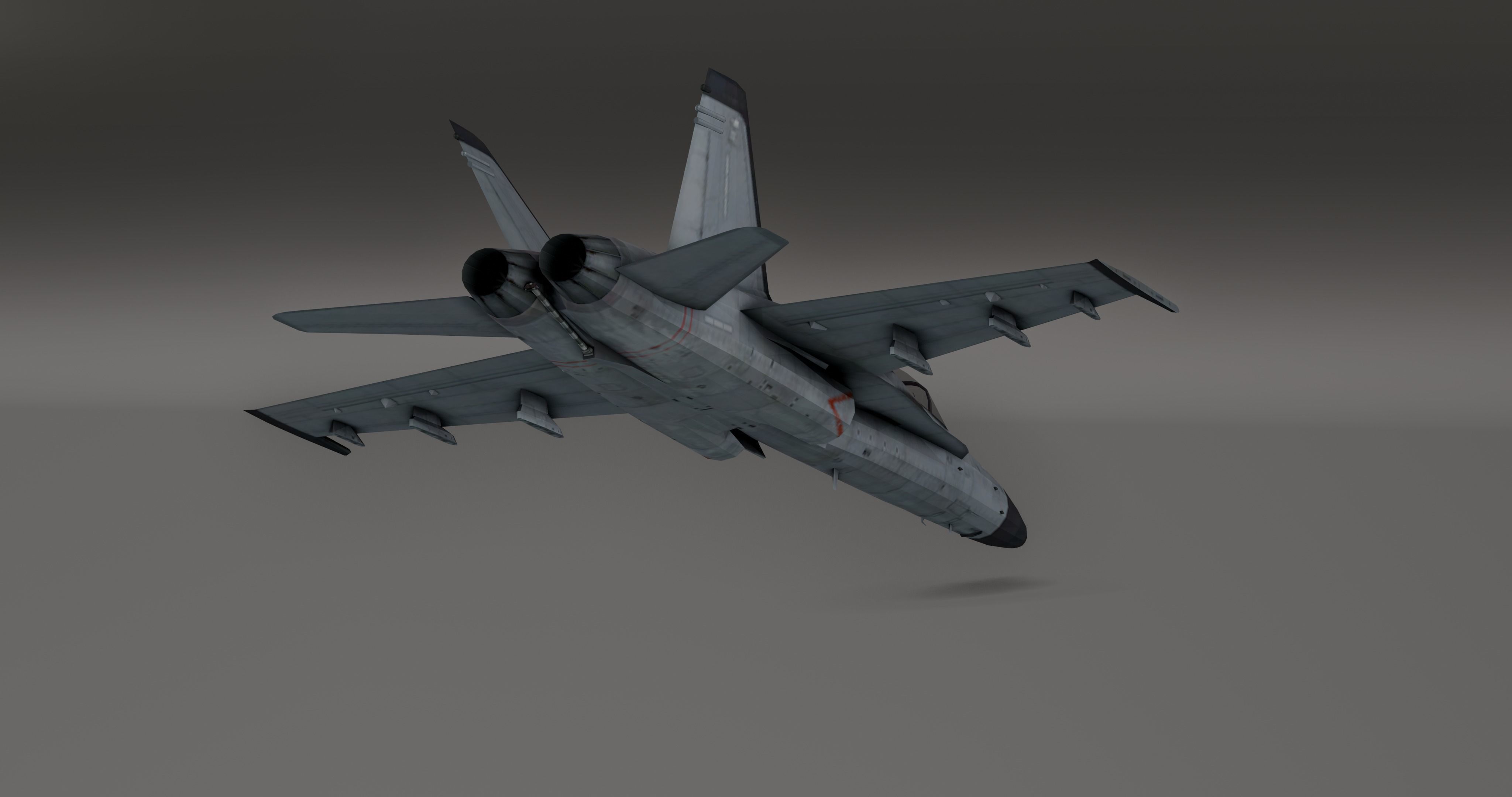 3D model YF Cobra fighter jet VR / AR / low-poly | CGTrader