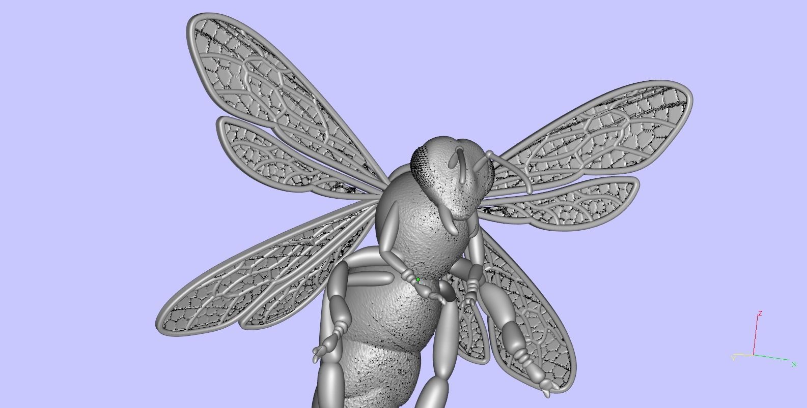 Queen bee 3D print model 3D model 3D printable | CGTrader