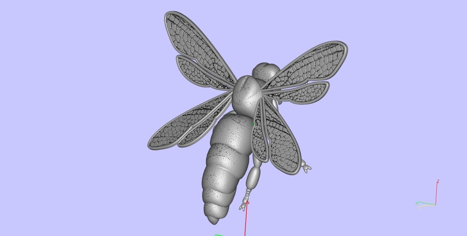 Queen bee 3D print model 3D model 3D printable | CGTrader