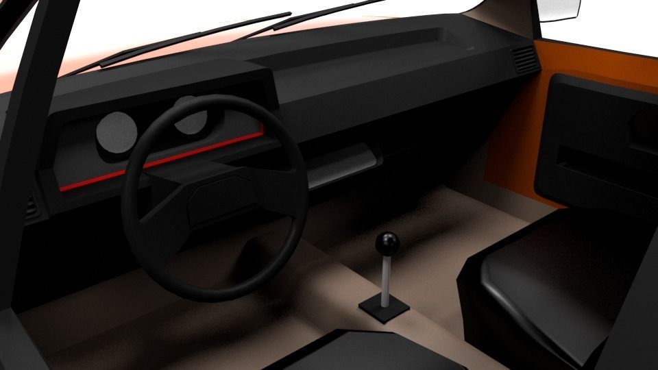 3D model VW POLO COUPE 1980 VR / AR / low-poly | CGTrader