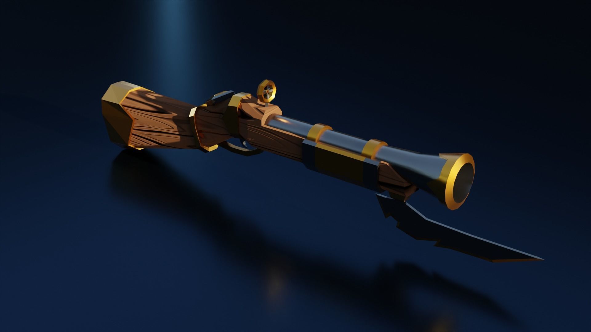 3D model Stylized Dwarf Gun 3D model VR / AR / low-poly | CGTrader