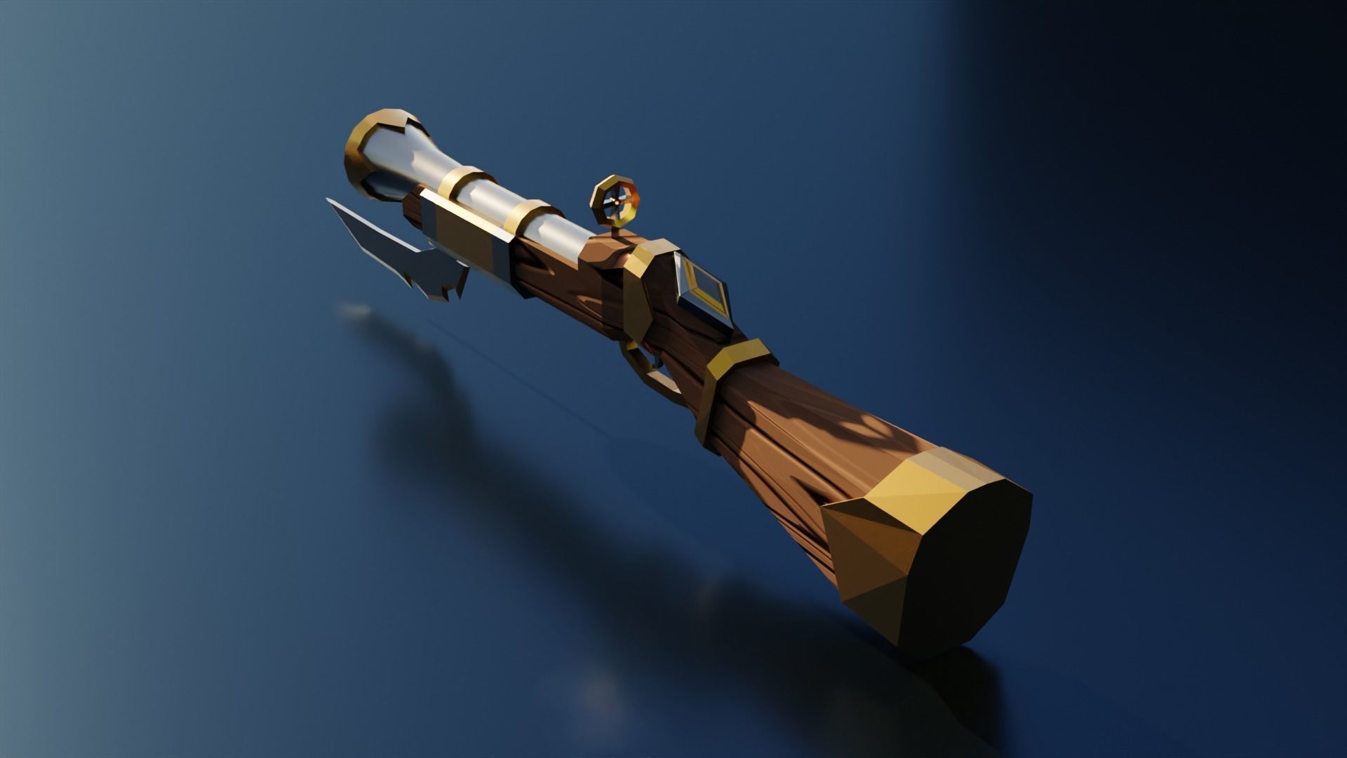 3D model Stylized Dwarf Gun 3D model VR / AR / low-poly | CGTrader
